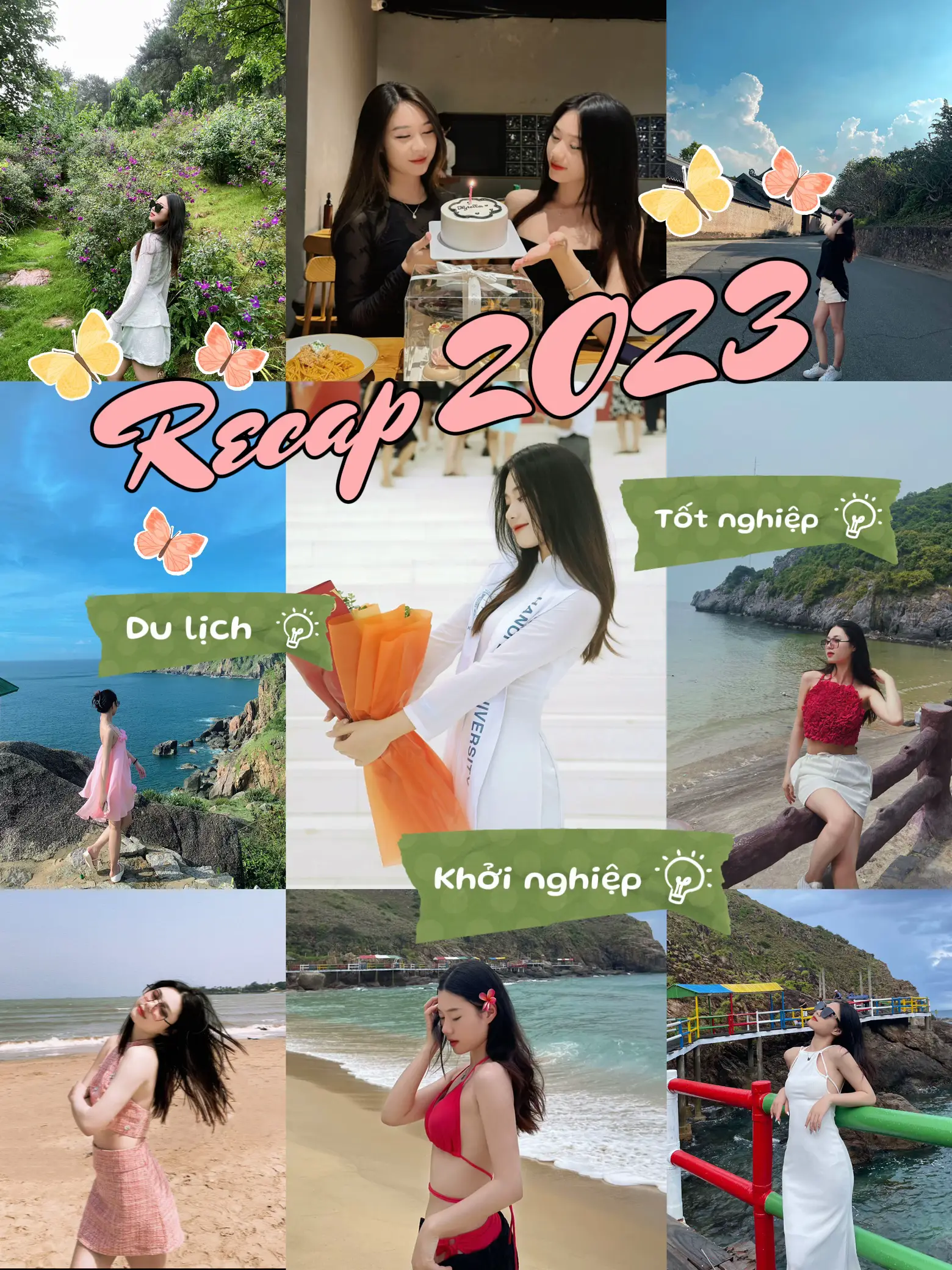 Recap 2023 - MỘT NĂM ĐÁNG NHỚ | แกลเลอรีที่โพสต์โดย Thanh Tú | Lemon8