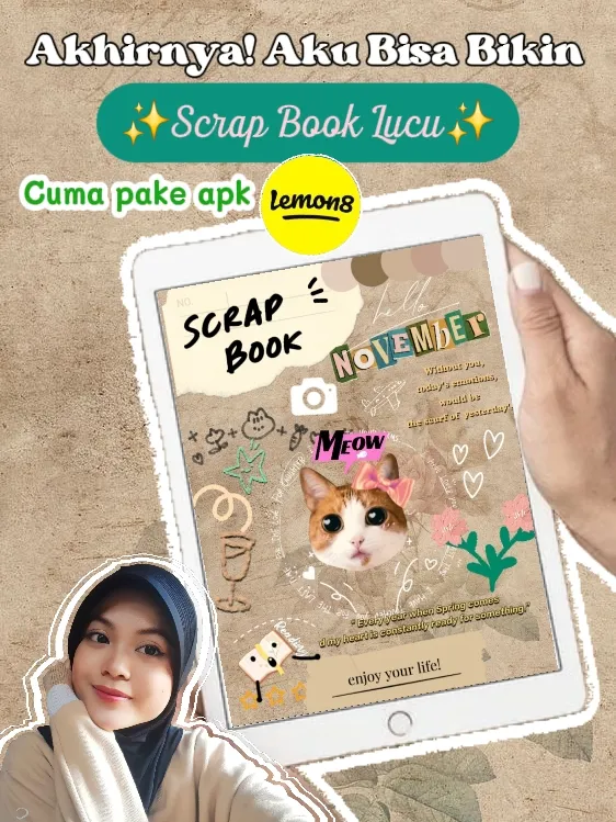 Bikin Scrap Book Ala Pinterest! Cuma Pake Lemon8🍋 | Galeri diposting ...