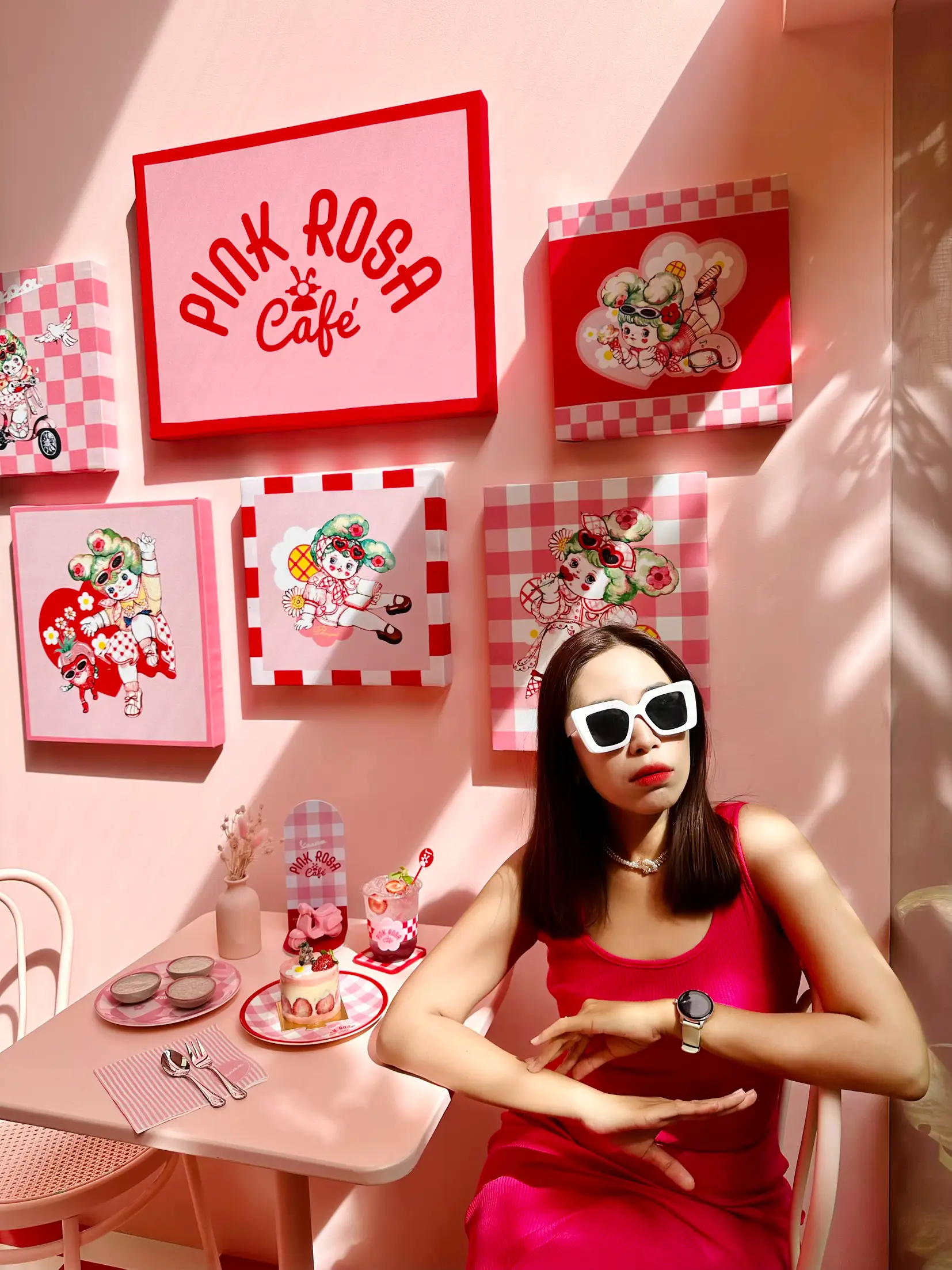 PINK ROSA CAFE🩷 | แกลเลอรีที่โพสต์โดย Mickey | Lemon8