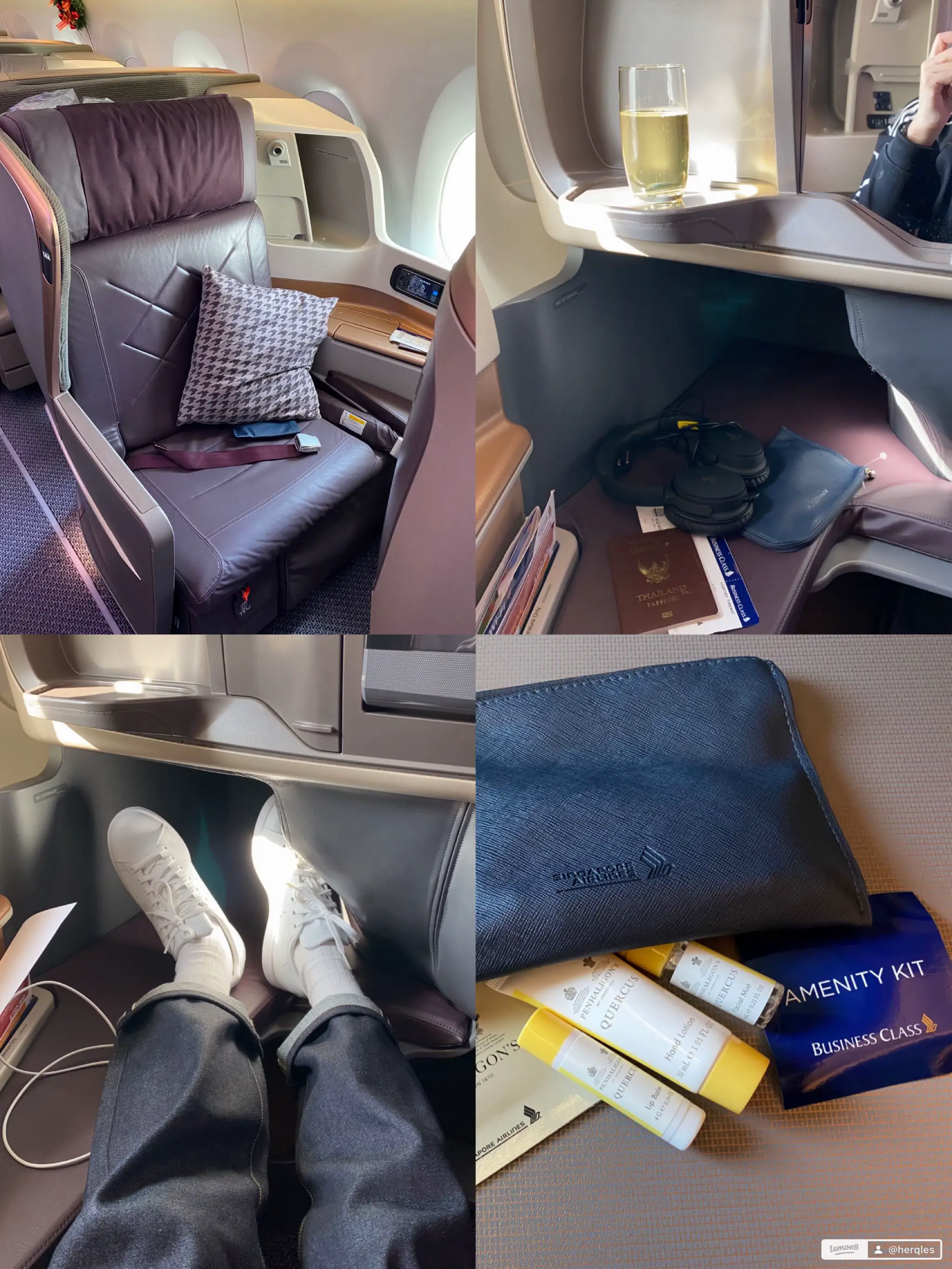 นั่งบิสไปนิวยอร์ค 18 ชั่วโมง Singapore Airlines | แกลเลอรีที่โพสต์โดย Herqles | Lemon8