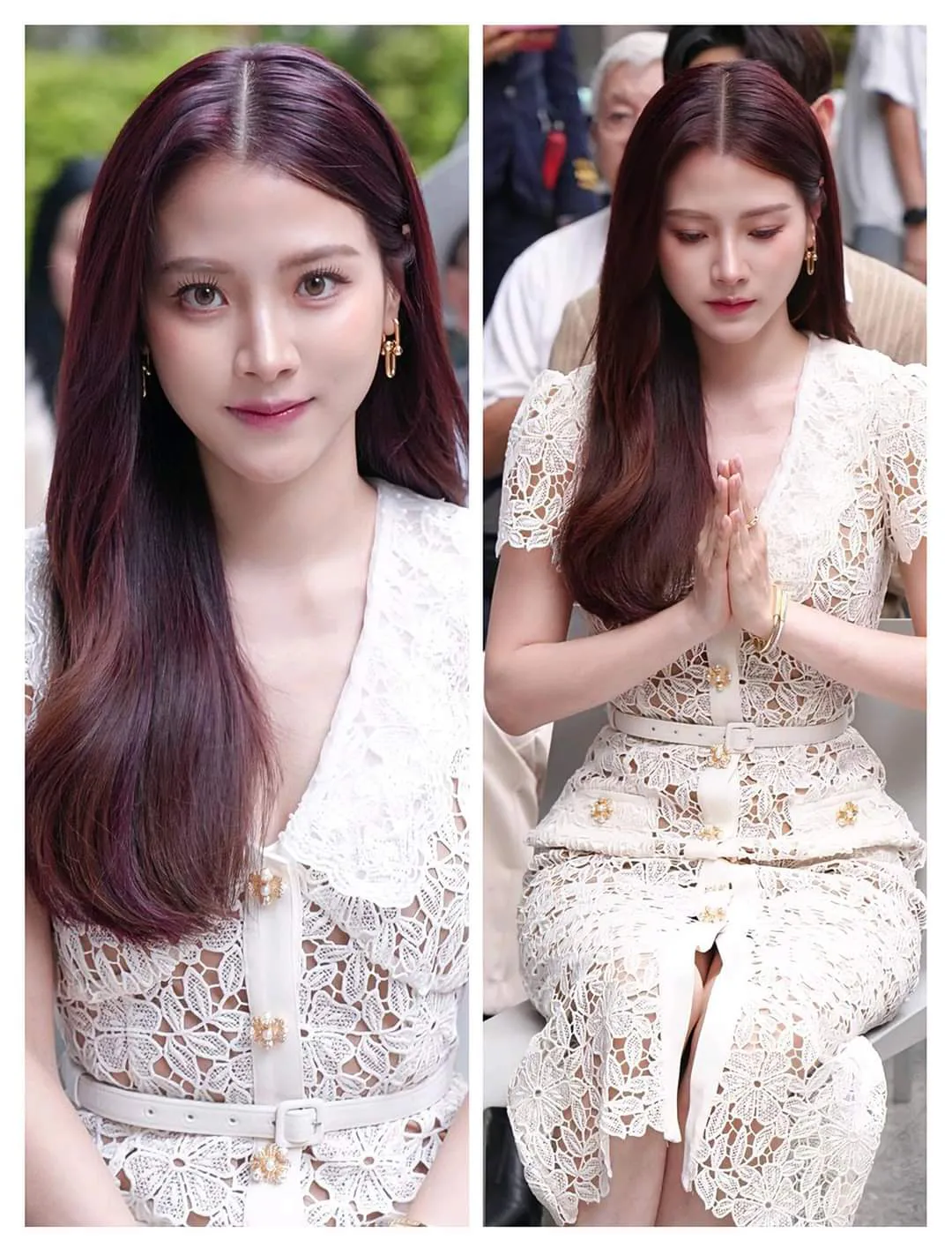 บอกพิกัดชุดแบบใบเฟิร์นที่แถลงข่าววันนี้จ้า | แกลเลอรีที่โพสต์โดย Boomy Barbie | Lemon8