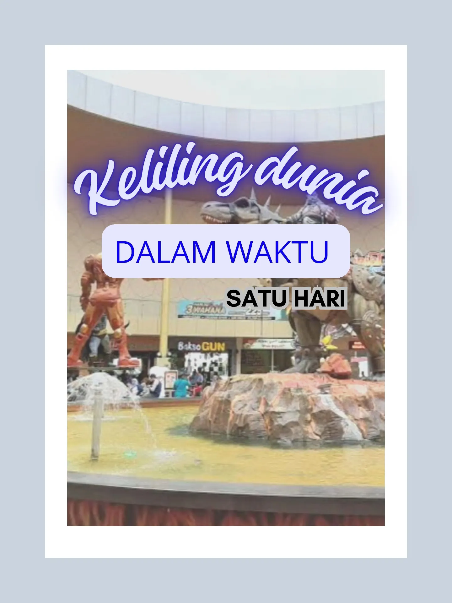 Keliling dunia hanya dalam waktu satu hari😍 | Galeri diposting oleh Nia cahyani | Lemon8