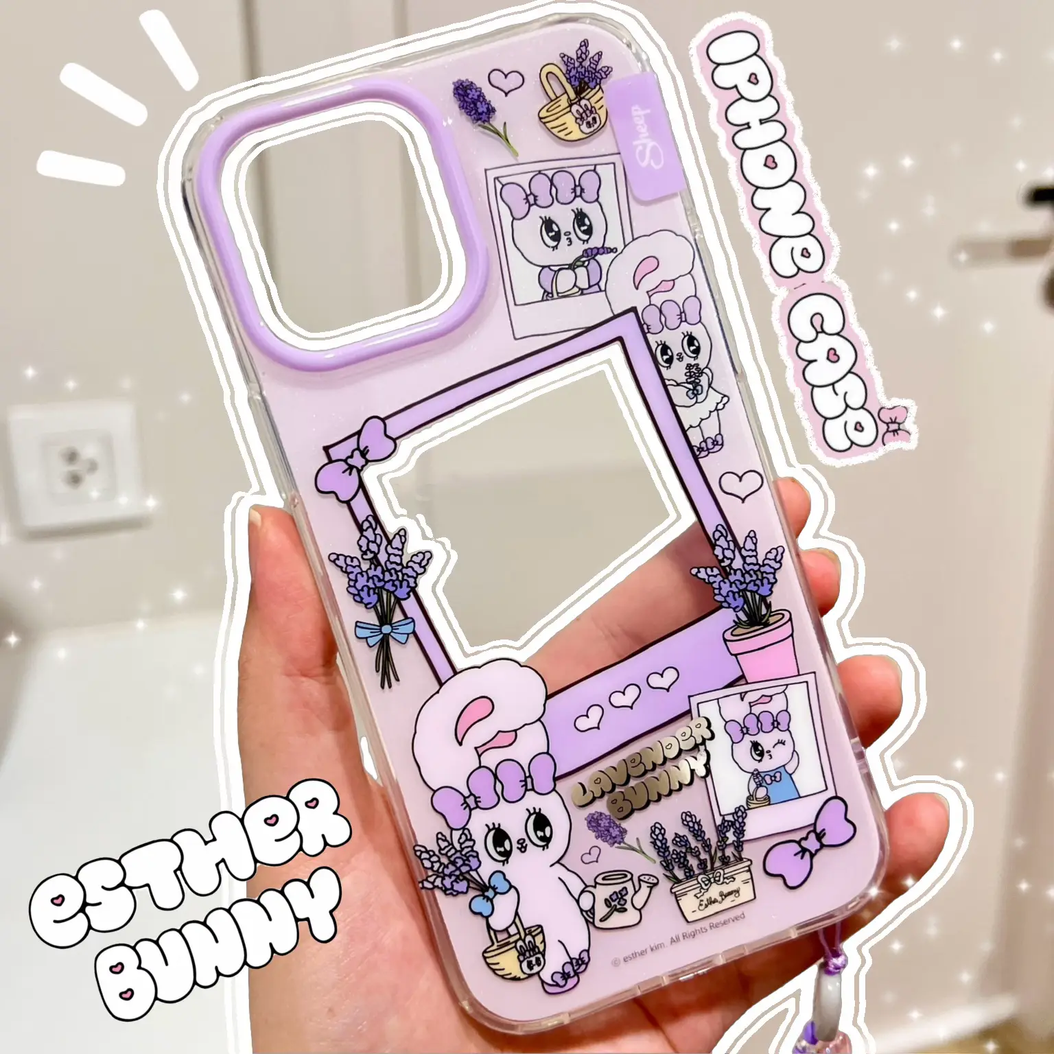 [UNBOX] IPHONE CASE “ESTHER LAVENDER BUNNY“ | แกลเลอรีที่โพสต์โดย 27 | Lemon8