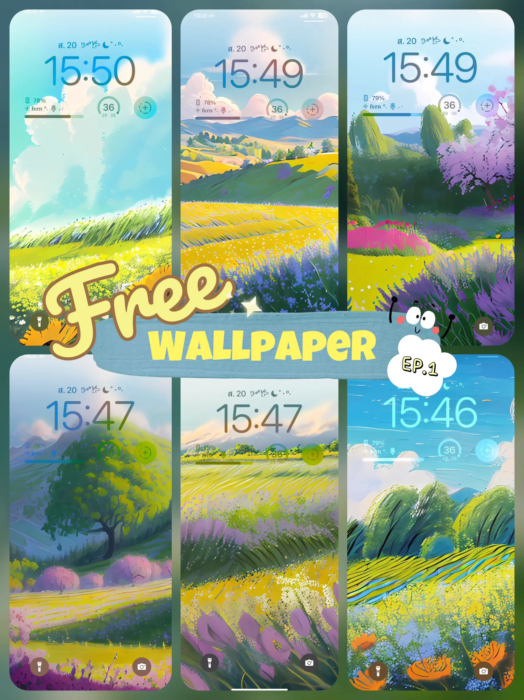 แจกฟรี ! Cute Wallpapers น่ารักๆ | แกลเลอรีที่โพสต์โดย Motto Omuto | Lemon8