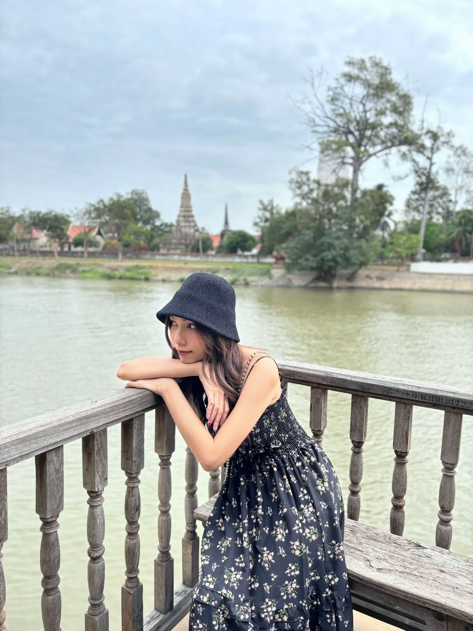 OOTD | ไปทำคอนท์คาเฟ่อยุธยา SYAMA AYUDHYA🛕วิวริมน้ำสวยปัง | แกลเลอรีที่ ...