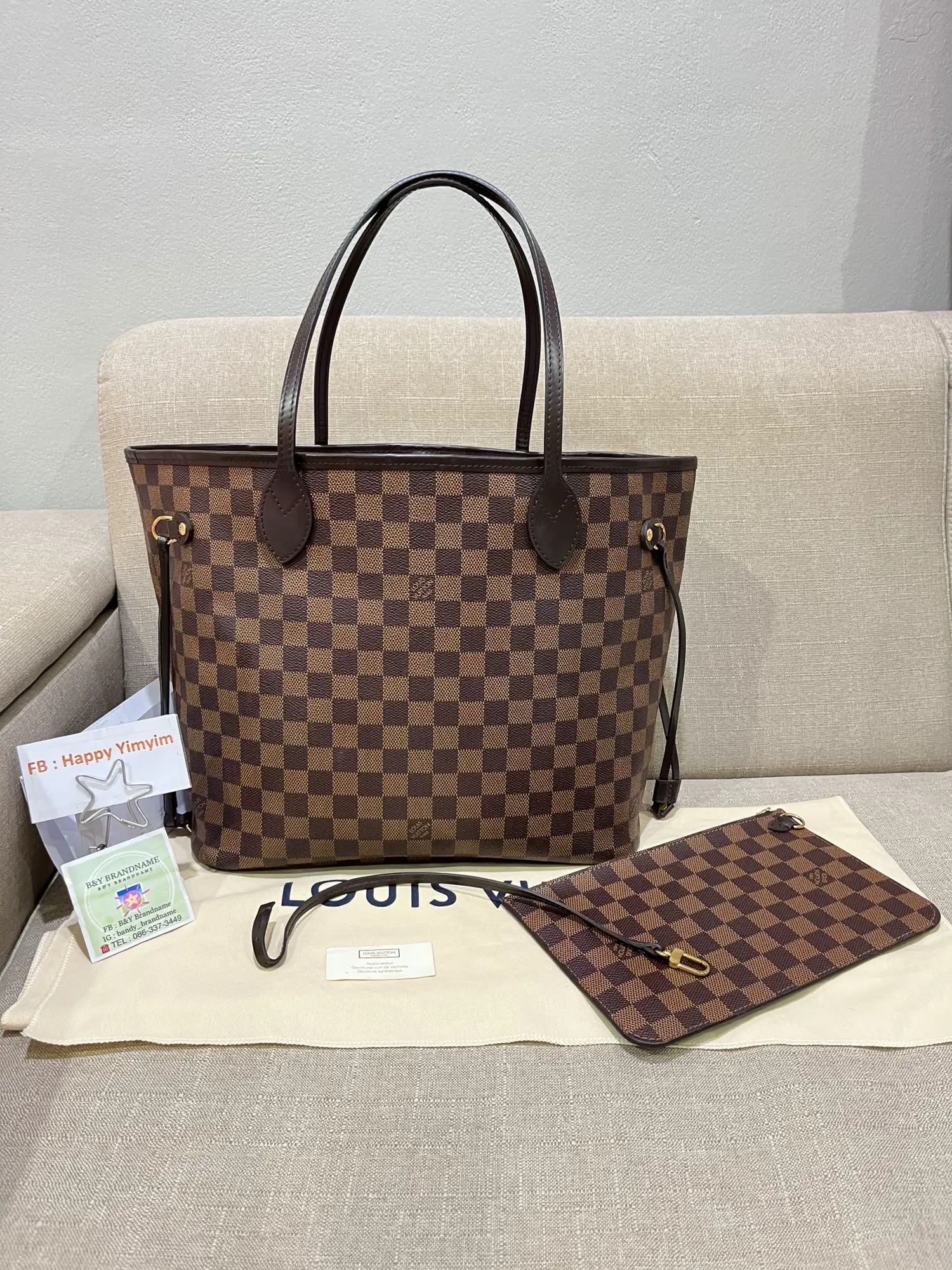 🌸Louis Vuitton Neverfull Damier MM | แกลเลอรีที่โพสต์โดย Happy YimYim | Lemon8