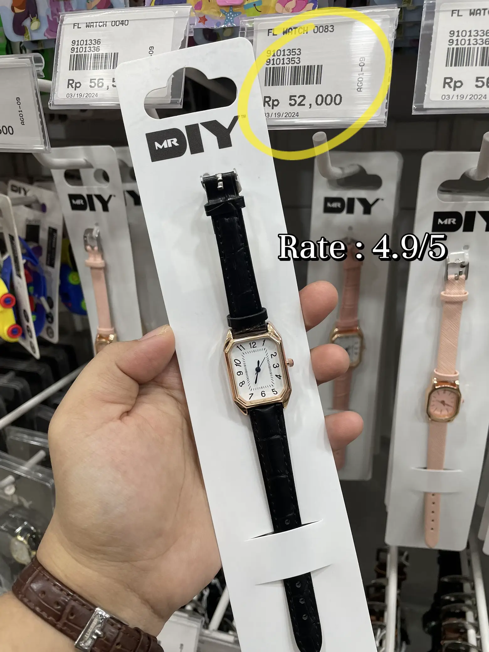 LEBARAN JAJAN JAM TANGAN DI MR.DIY cuma 40 ribu! | Galeri diposting ...