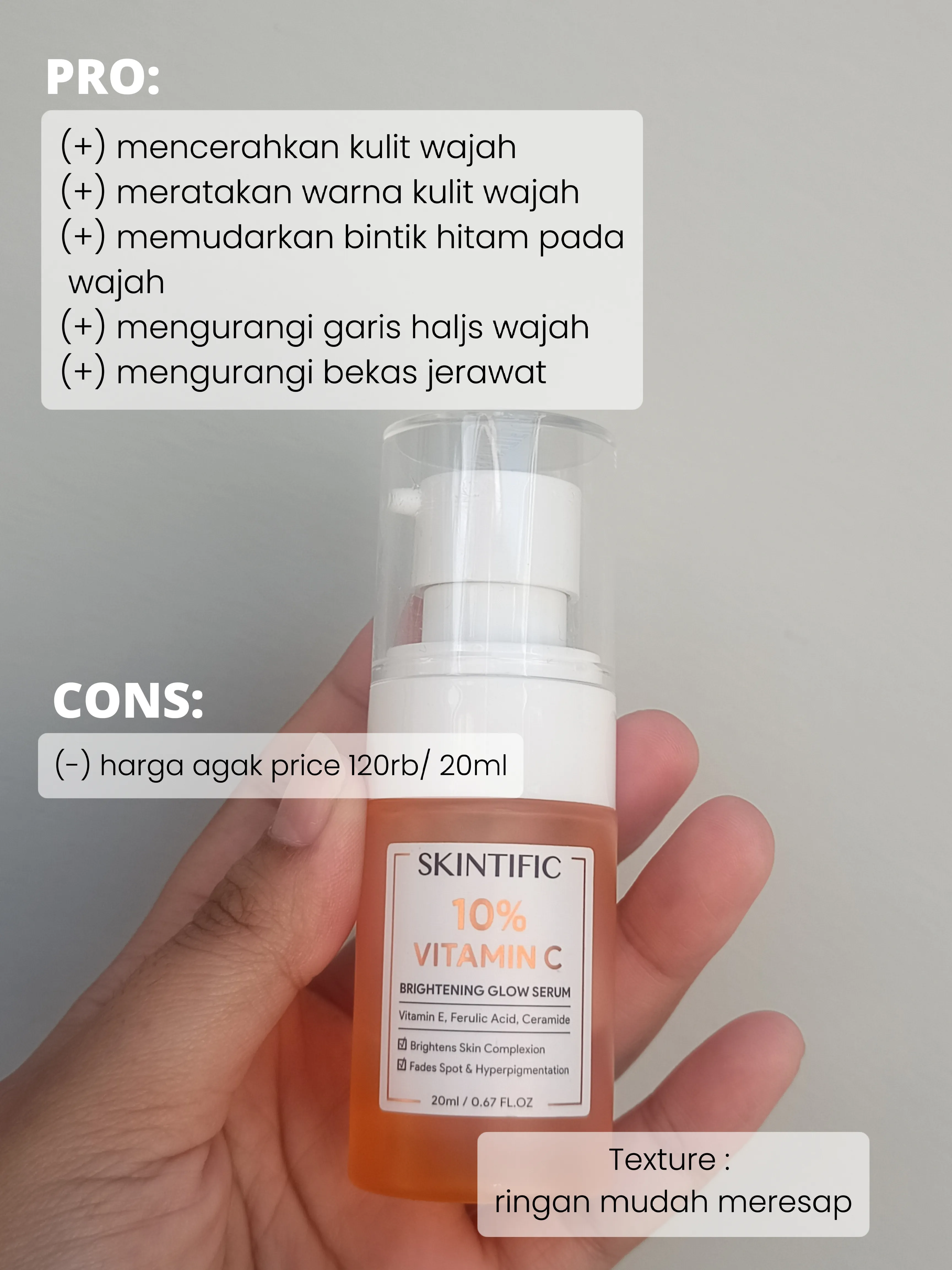 [REVIEW] 10% VITAMIN C SERUM SKINTIFIC | Galeri diposting oleh afe | Lemon8