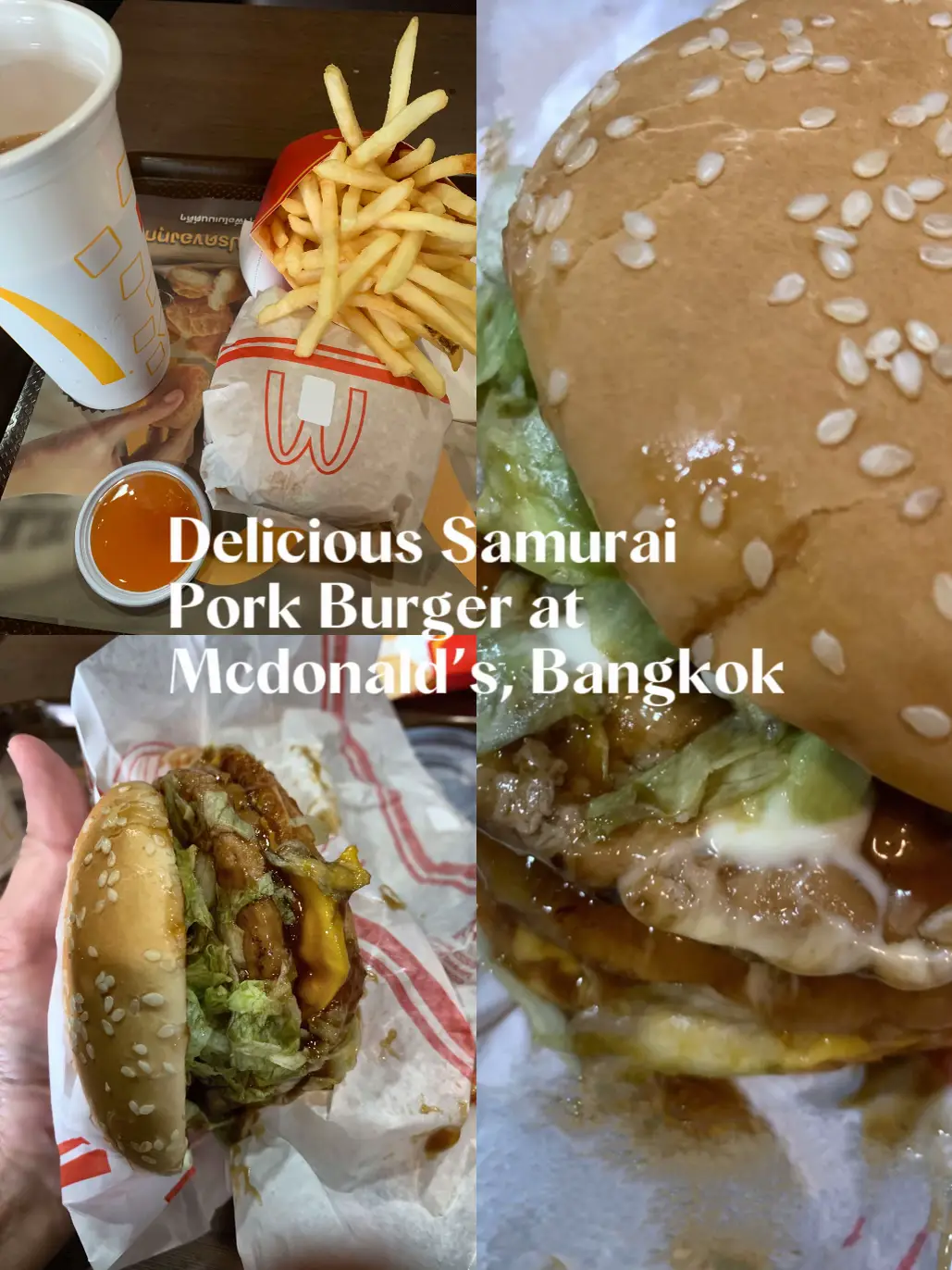 Yummy Samurai Pork Burgers at Mcdonald’s (Bangkok) | Gallery posted by ...