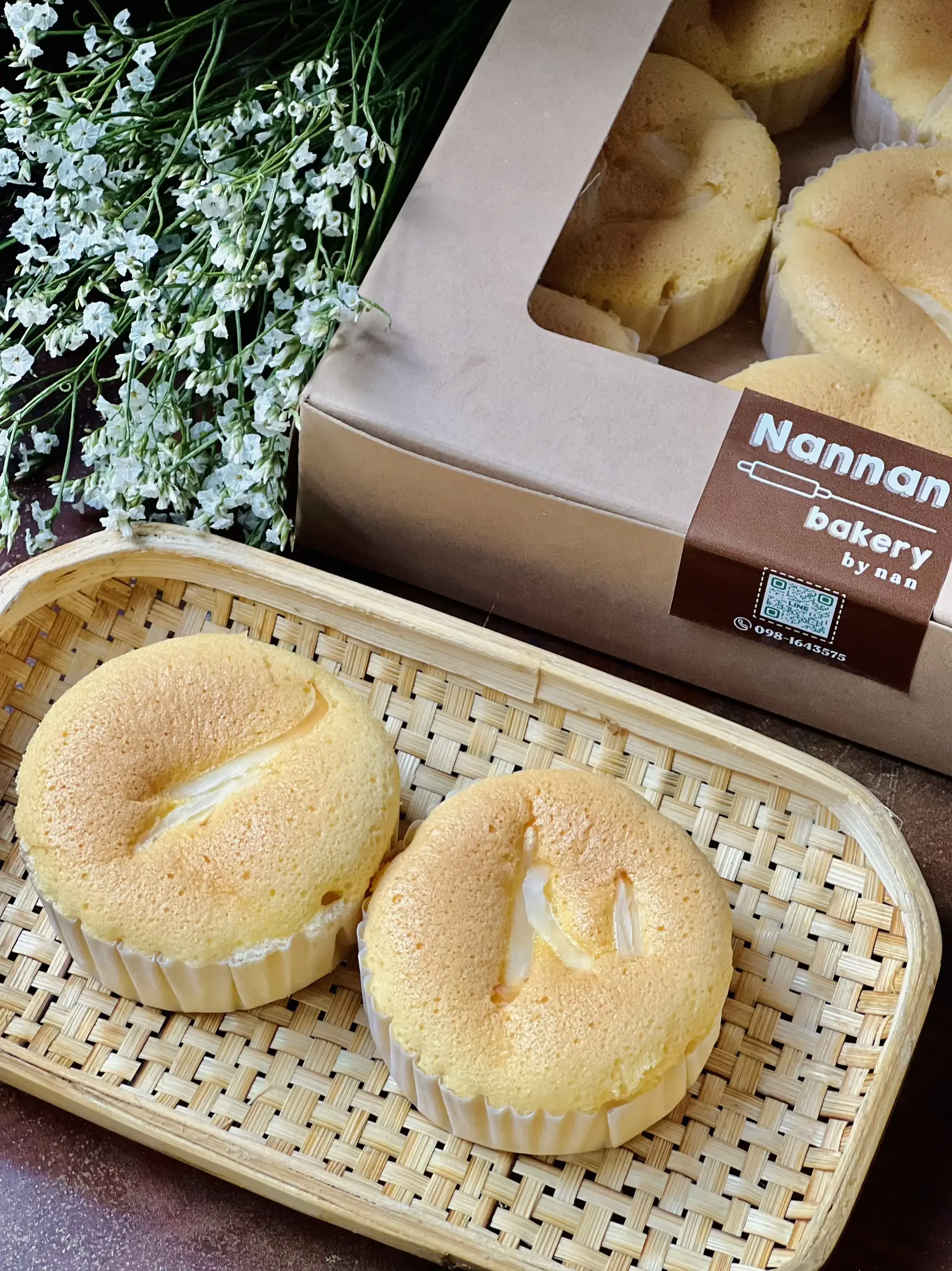 ชิฟฟ่อนมะพร้าวอ่อนใส้ล่ลาวา#นนทบุรี | แกลเลอรีที่โพสต์โดย Nannan bakery | Lemon8
