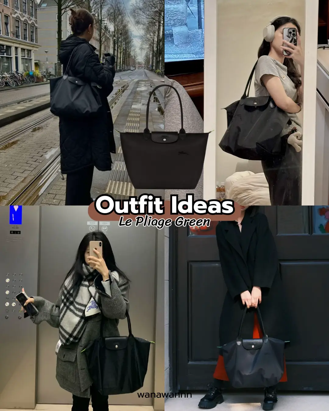 มัดรวมกระเป๋า Longchamp โทนดำ+outfit ideas🖤🫶🏻 | แกลเลอรีที่โพสต์โดย ...