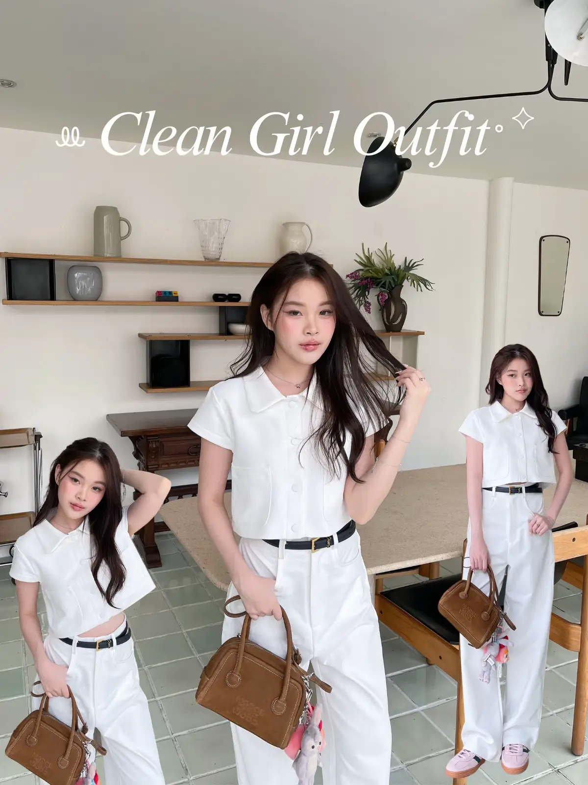 Clean girl outfits🥰 | * Idea 💡 | แกลเลอรีที่โพสต์โดย Dreamm_ | Lemon8