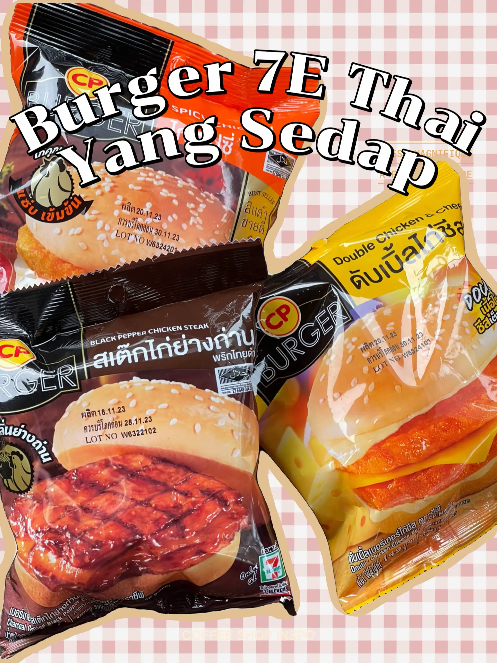 Seleksi Burger 7Eleven Thailand Yang Sedap | Galeri disiarkan oleh ...