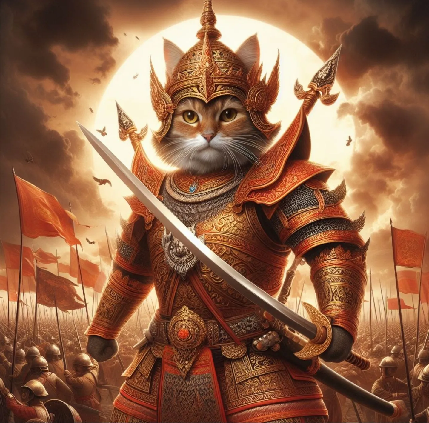 War Cat | Gallery posted by GU Tor Surachet | Lemon8