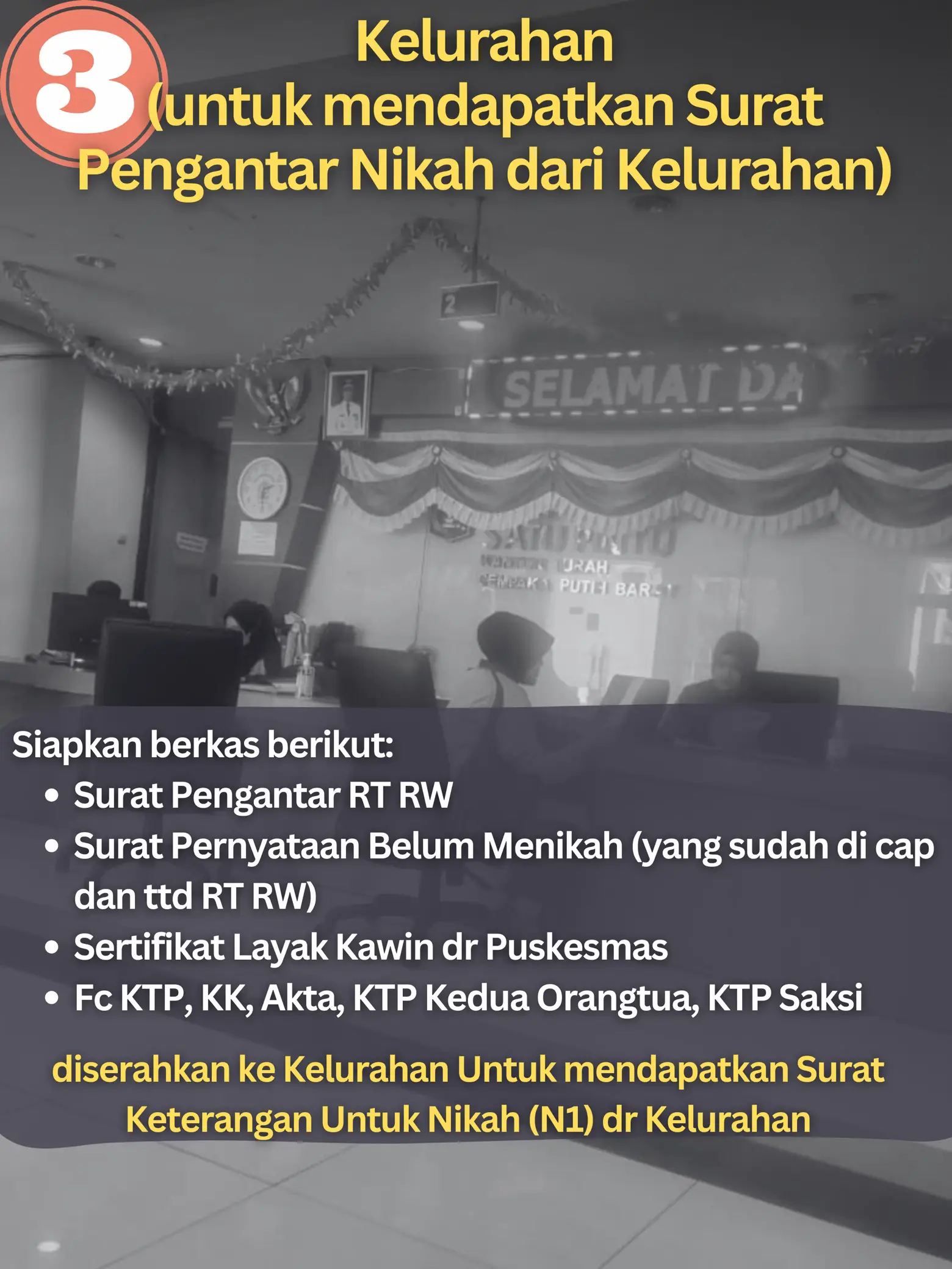 PENTING Calon Manten Wajib Tau, Alur Berkas Nikah | Galeri diposting oleh Ilaays | Lemon8