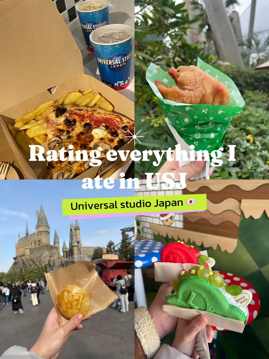 Rating what i ate in USJ 🇯🇵 | แกลเลอรีที่โพสต์โดย Pinn | Lemon8