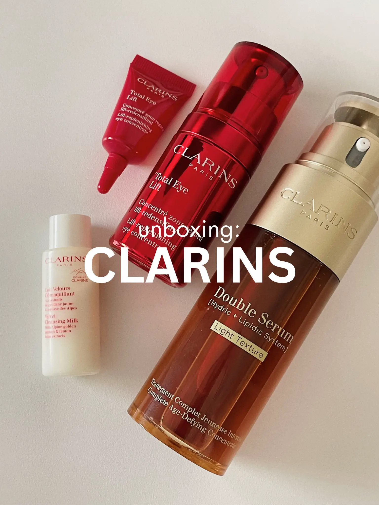 trying clarins skincare for the first time | Video published by ...