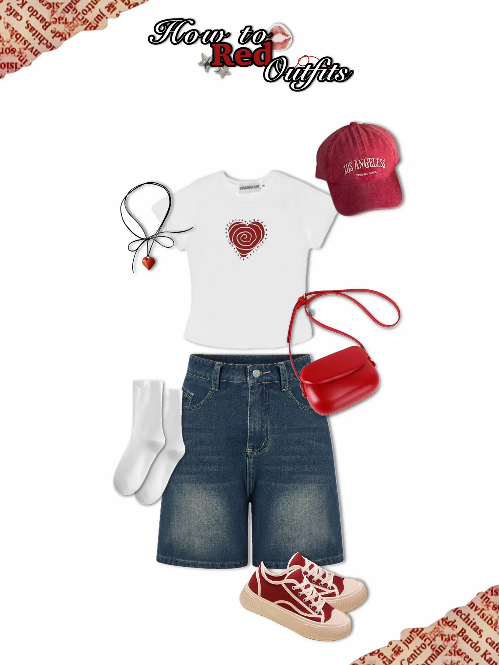 ° ⋆How to Red Outfits .ೃ࿔* 💋 | แกลเลอรีที่โพสต์โดย tjkn ദ്ദി | Lemon8