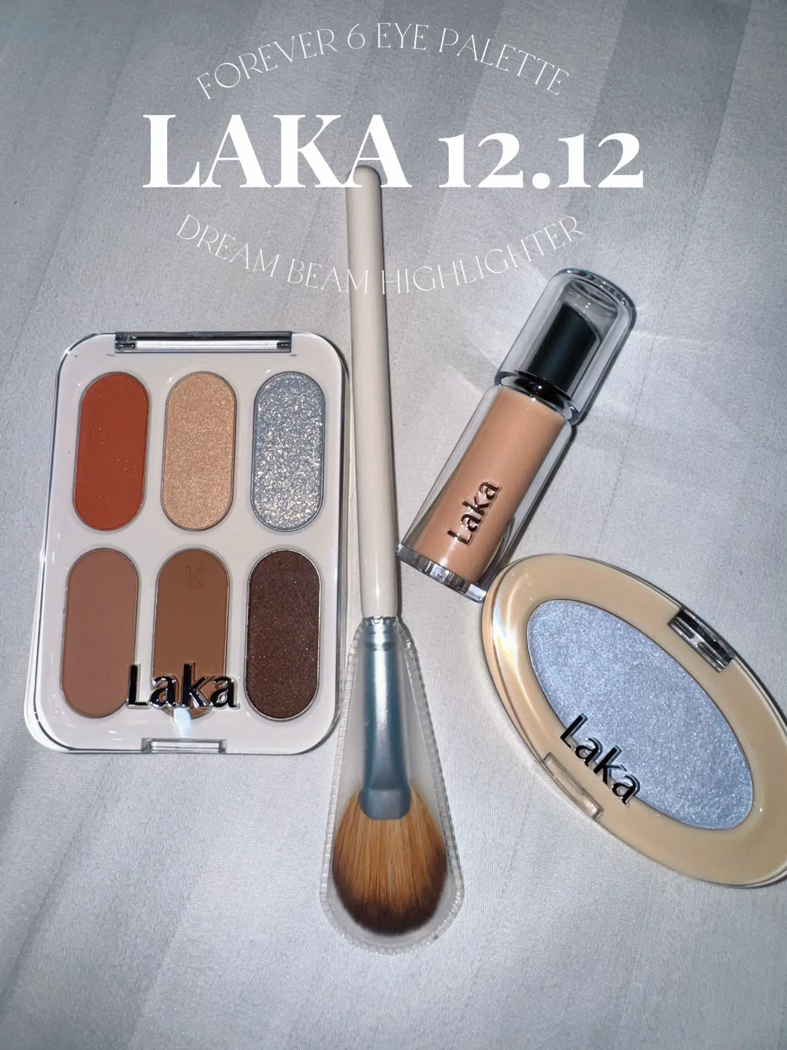 Laka12.12 Eye palette 6สีสุดฮิตกับไฮไลท์น้องใหม่น่ารักเเม้ก! | แกลเลอรีที่โพสต์โดย Mercypls | Lemon8