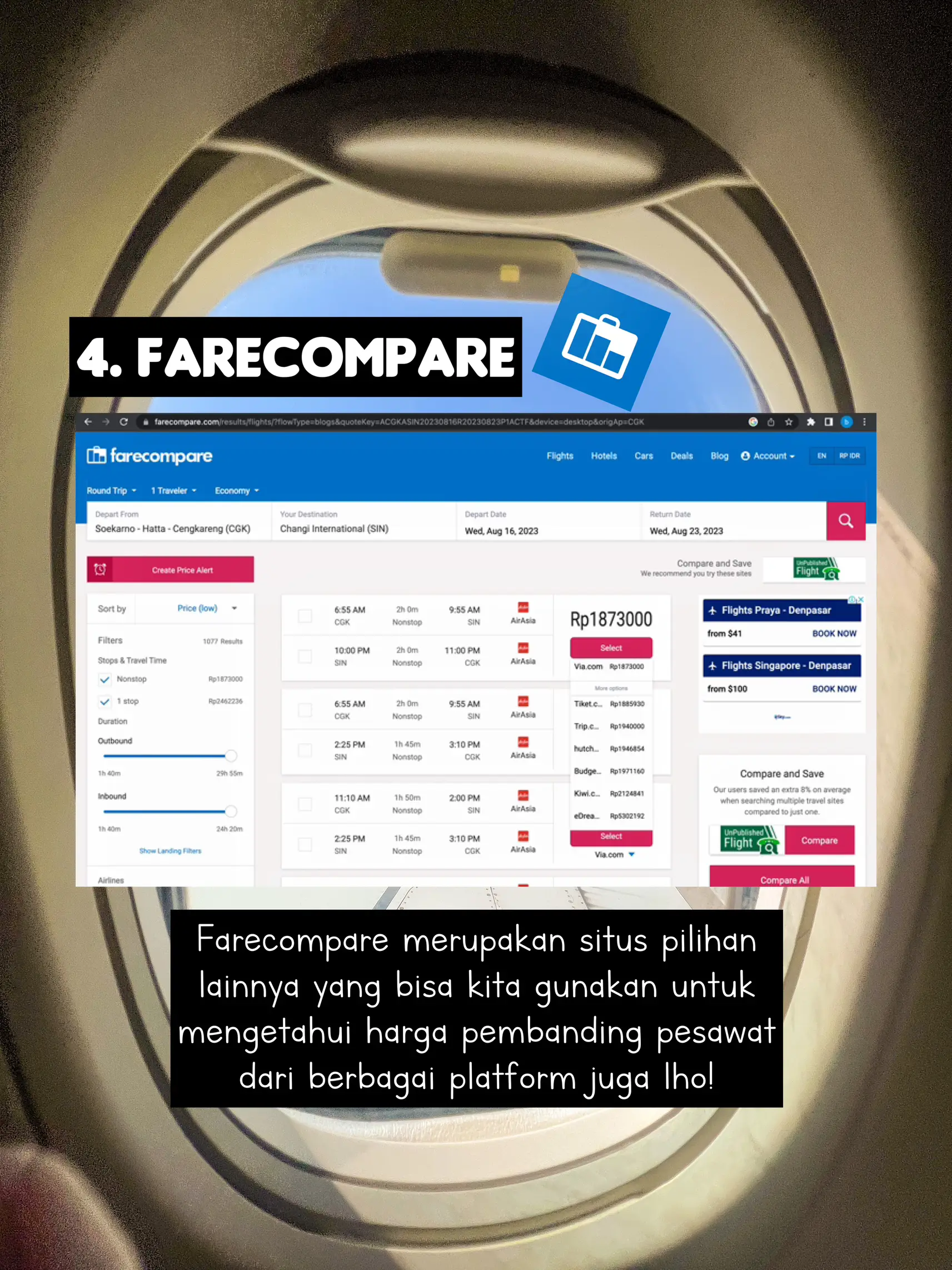 RAHASIA dapat Tiket Pesawat Murah dari 6 situs! | Galeri diposting oleh ...