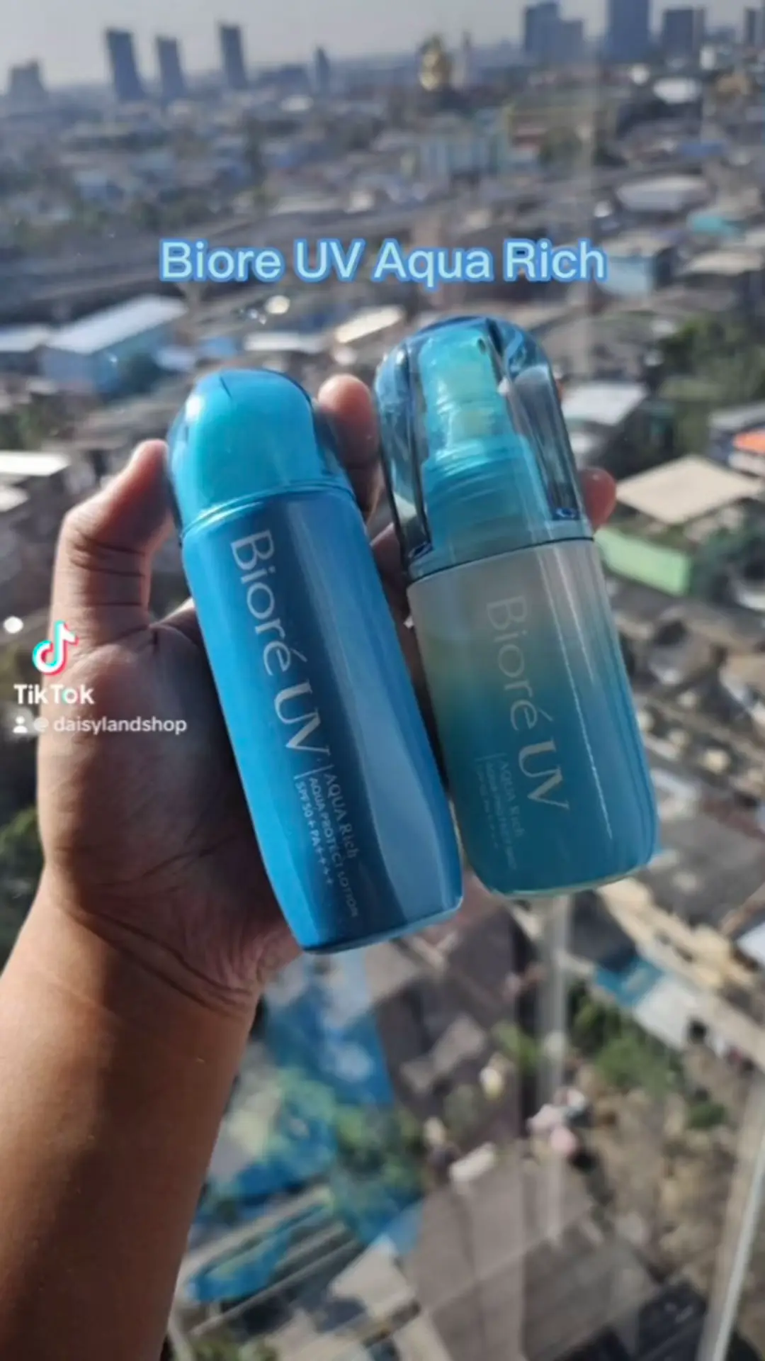 Biore UV Aqua Rich 2 แบบ ใน 1 วัน | วิดีโอที่เผยแพร่โดย NicharasK. | Lemon8