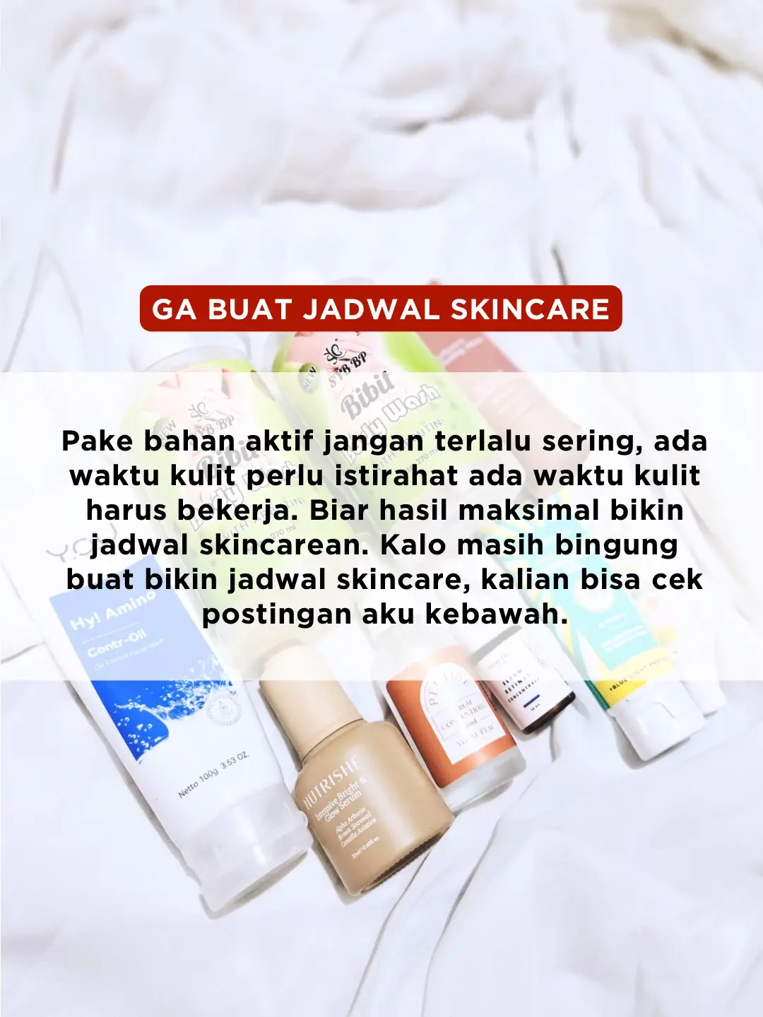 5 KESALAHAN MEMULAI SKIN CYCLING ️ | Galeri diposting oleh ⋆˚Susila ° | Lemon8