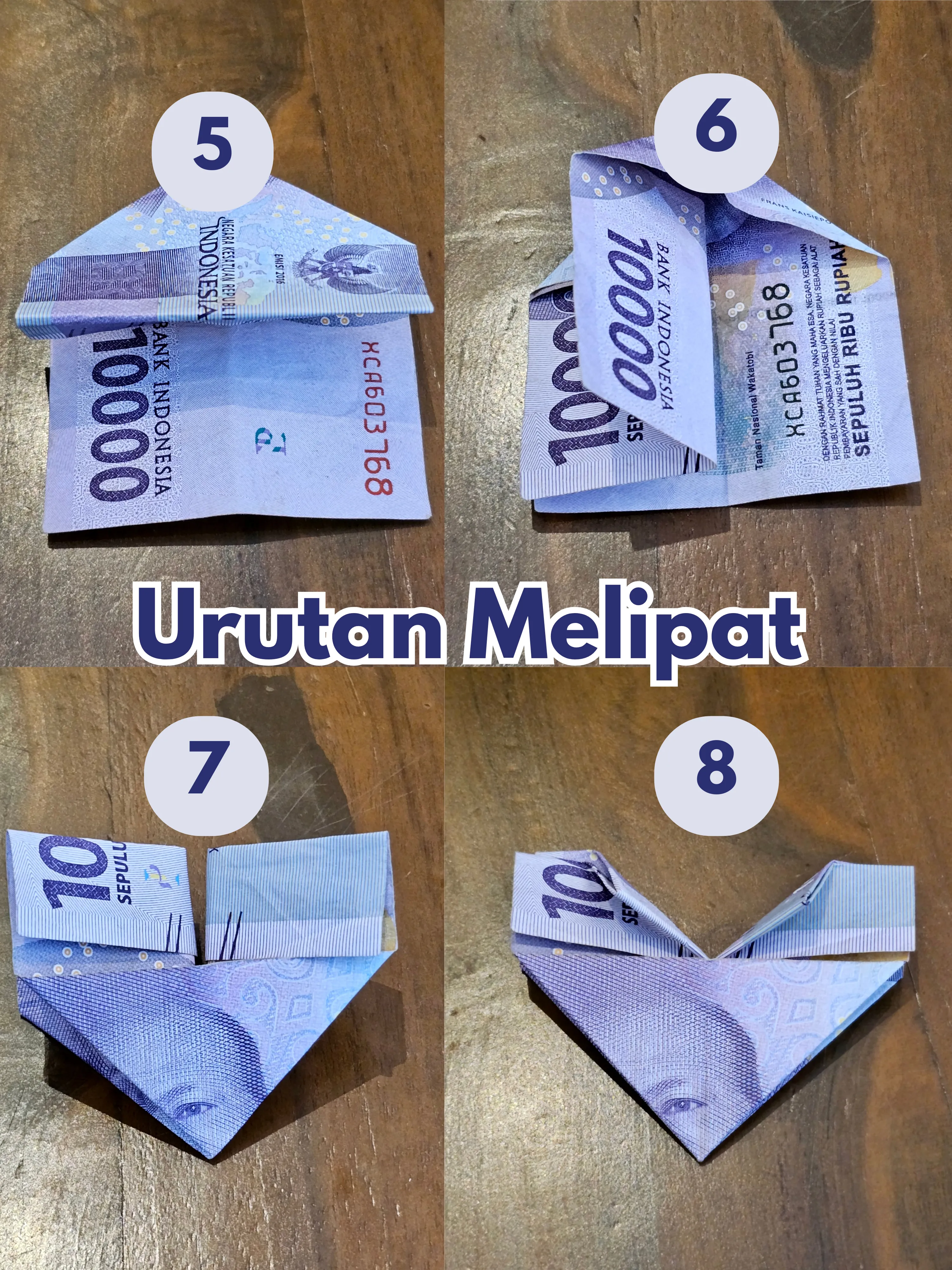 CARA LIPAT KUPU-KUPU DARI UANG UTK BUKET BUNGA! | Galeri diposting oleh ...