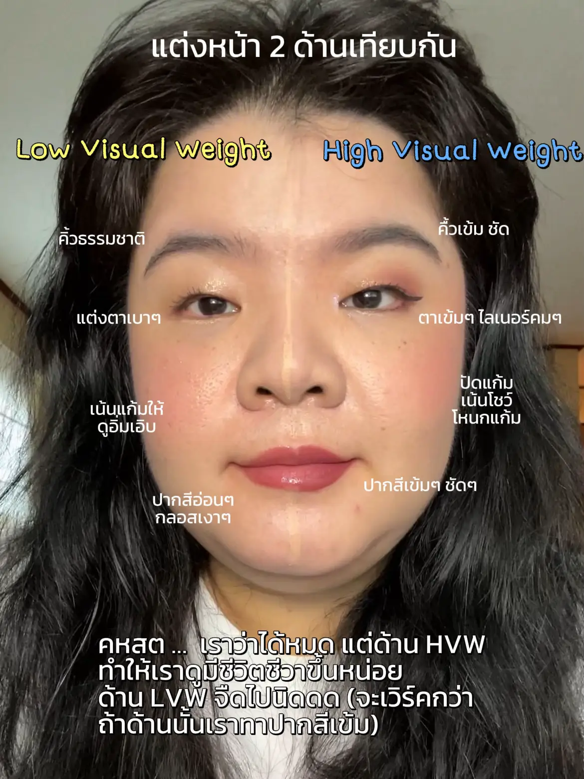 มาทำความรู้จักทฤษฎี High / Low Visual Weight กัน 🖤🤍 | แกลเลอรีที่โพสต์ ...