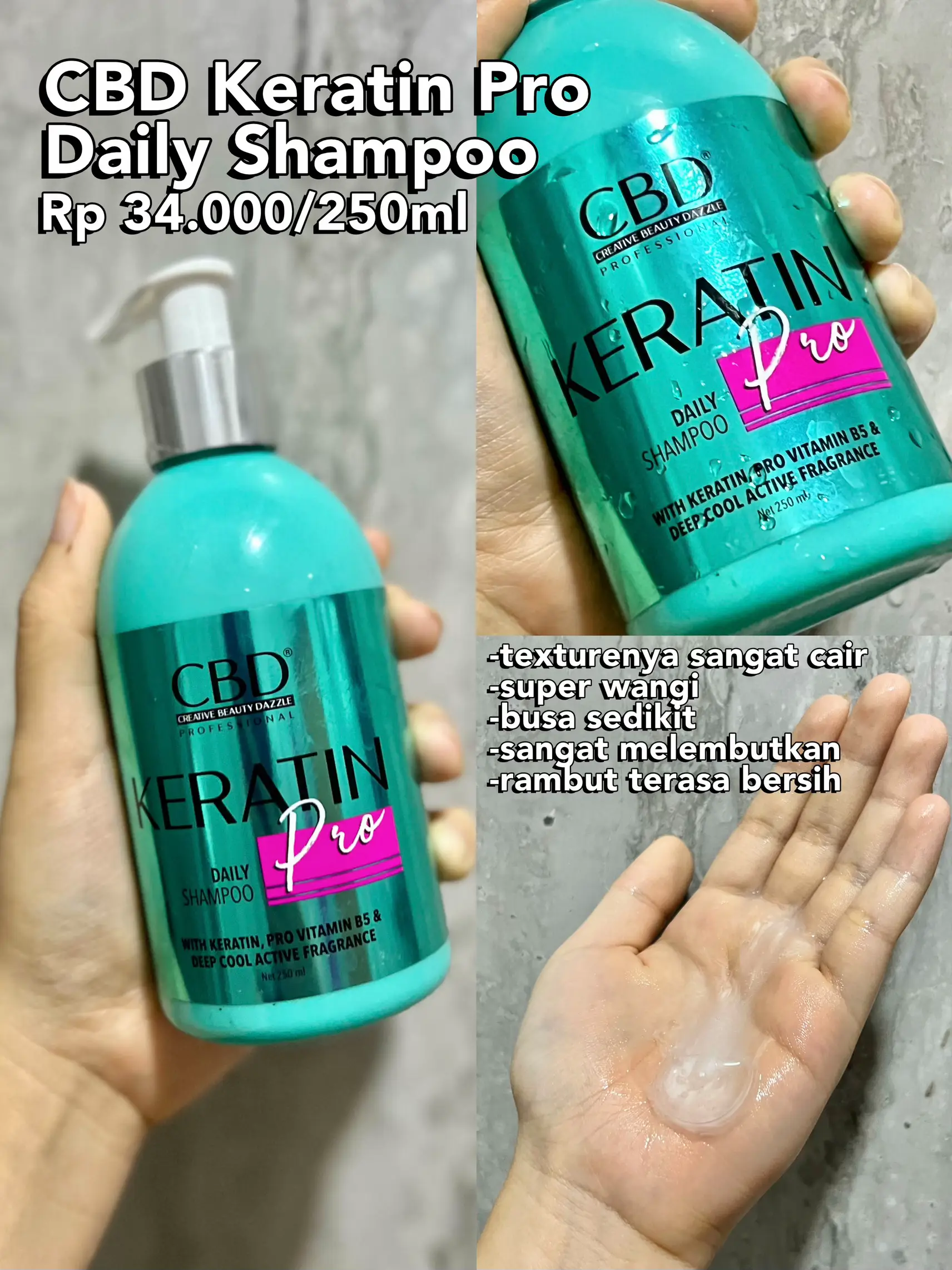 SHAMPOO Murah Hasil Mewah [CBD Keratin Pro]💙💰 | Galeri diposting oleh ...