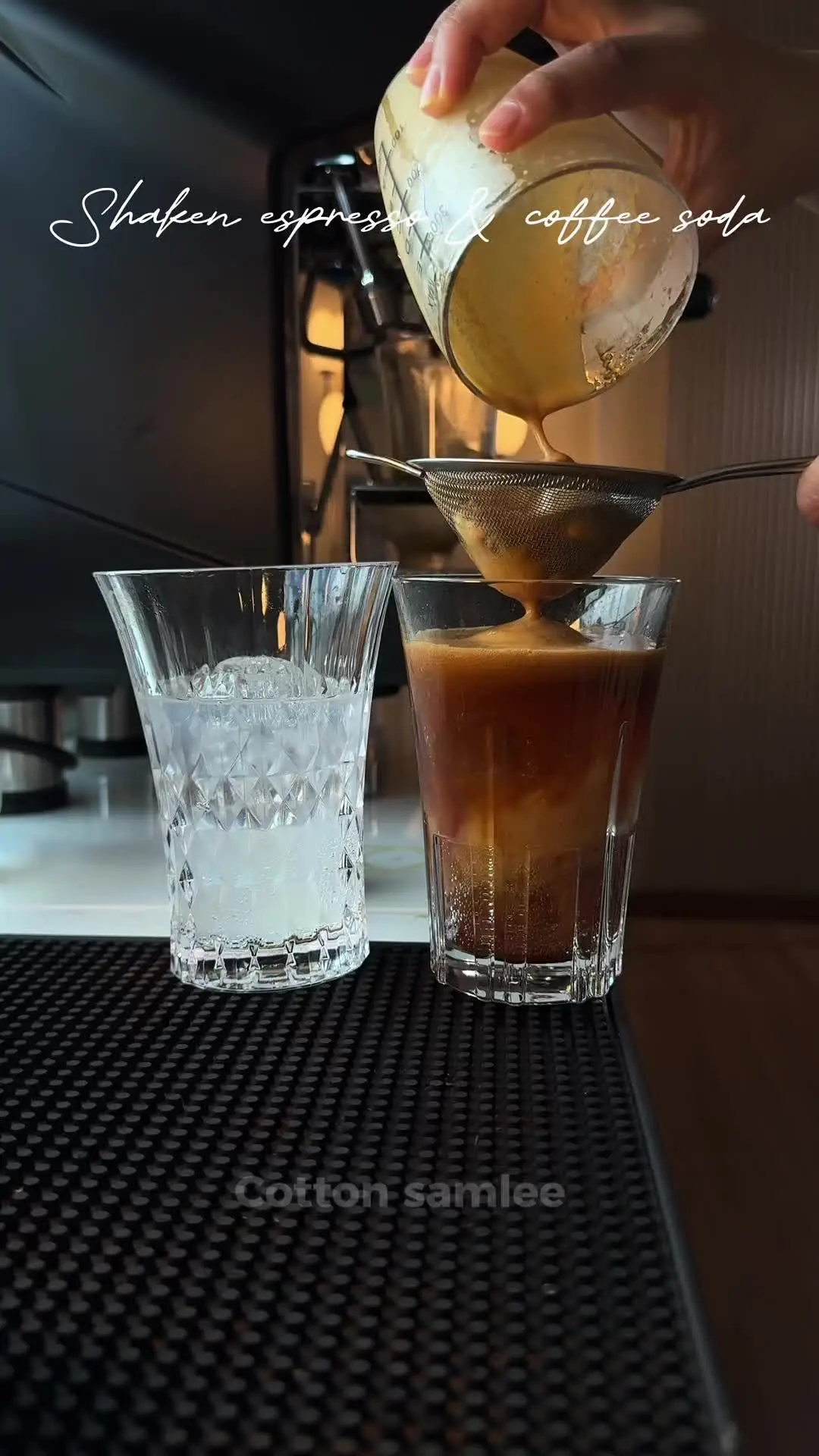 Shaken espresso 😆🫰🏻😁 #coff | วิดีโอที่เผยแพร่โดย Cotton.samlee | Lemon8