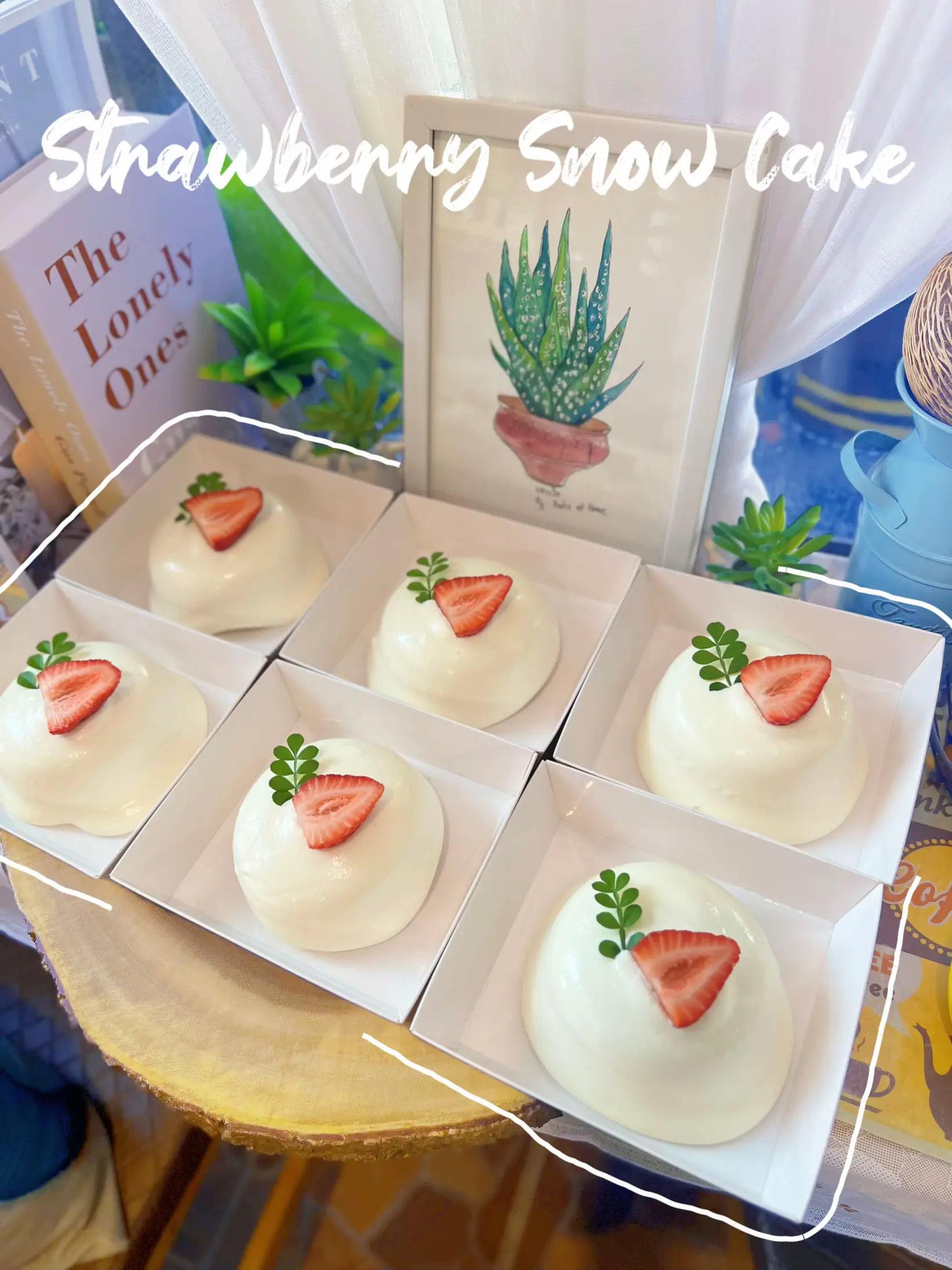 Strawberry Snow Cake | แกลเลอรีที่โพสต์โดย Phantaree Saksi | Lemon8