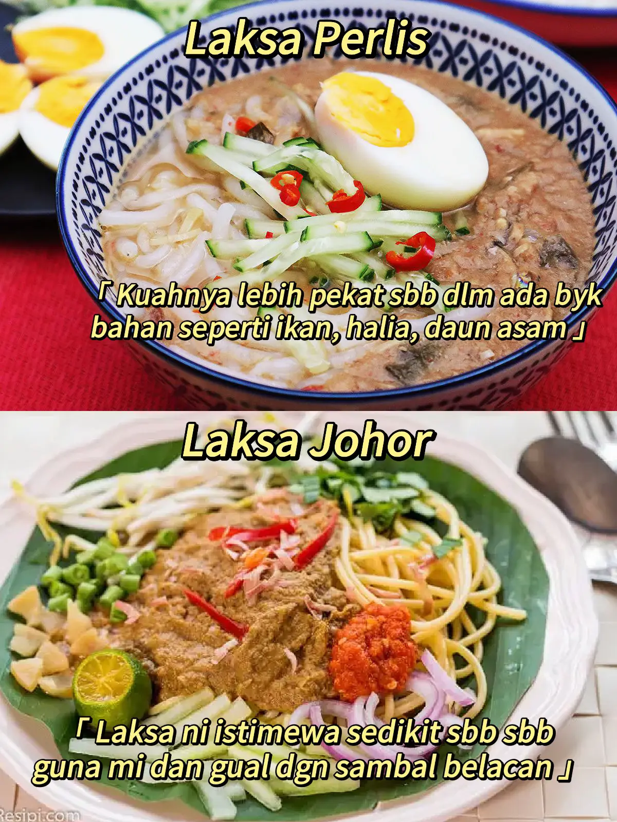 🇲🇾JENIS LAKSA DI MALAYSIA | KORANG PERNAH MAKAN X?🤩 | Galeri disiarkan ...