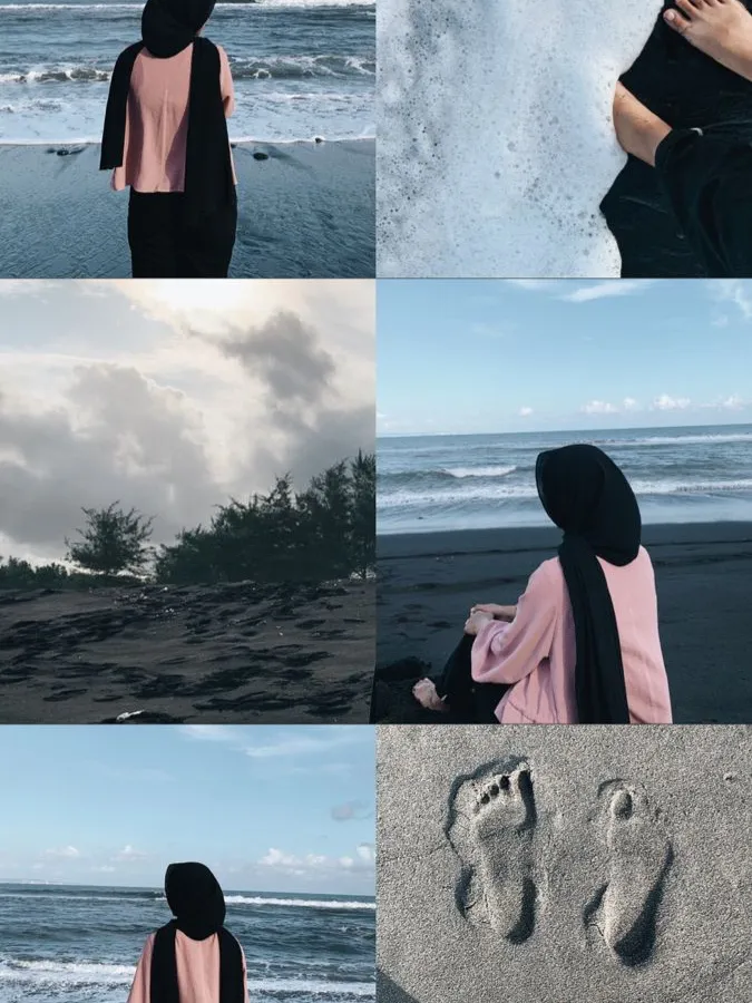 Pose Ideas Pantai Selfie - Pencarian Lemon8