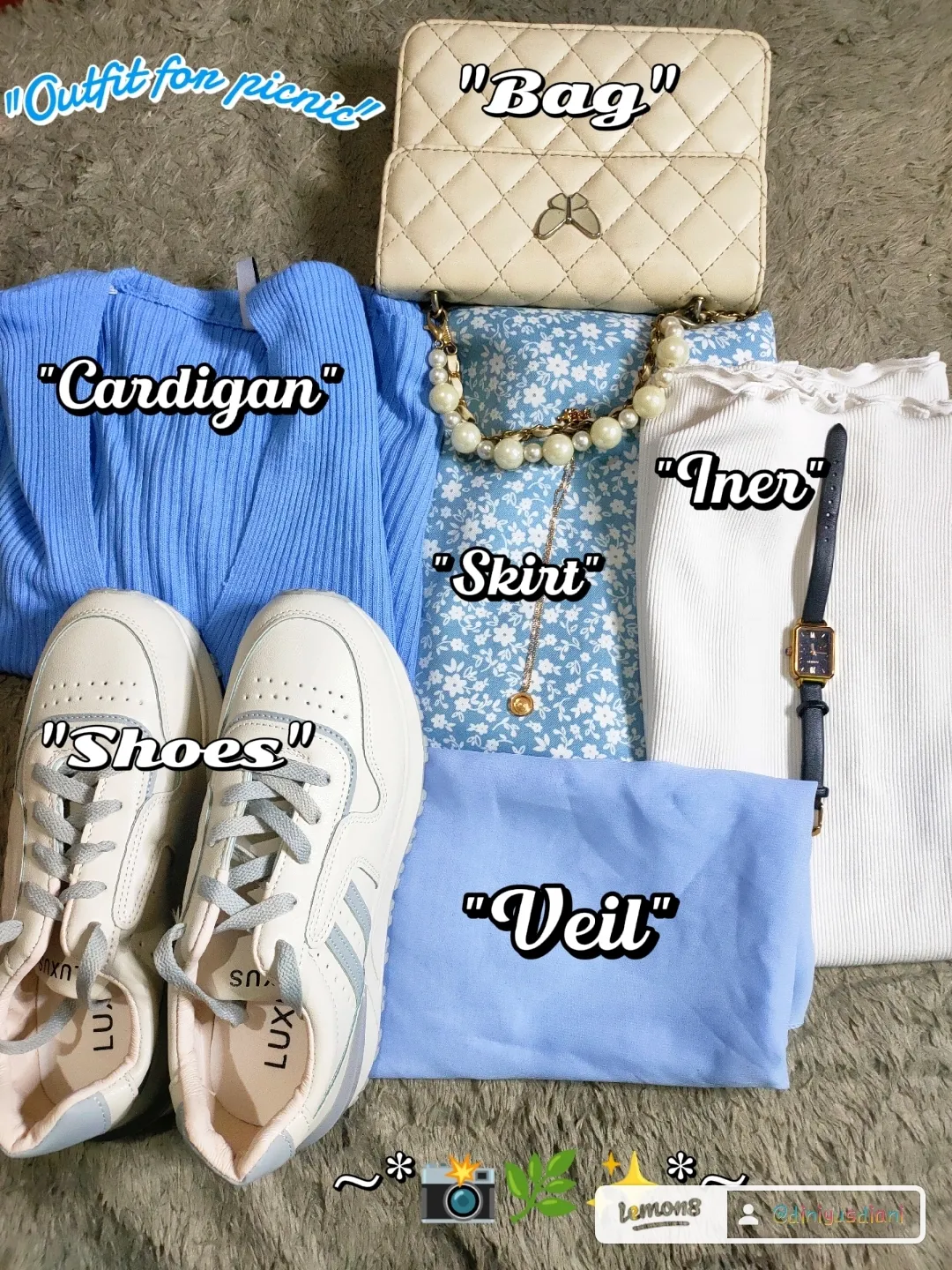 Outfit simple for picnic 🍂 | Galeri diposting oleh dini📸 | Lemon8