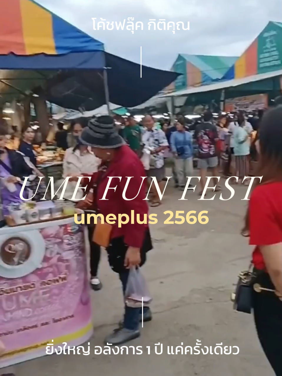 อัพเดท UME FUNFEST 2566! | วิดีโอที่เผยแพร่โดย umegold.umeplus | Lemon8