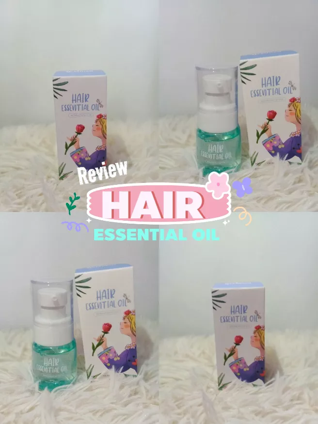 Review Hair essential oil เซรั่มบำรุงผม🫶🏻🌷🧴 | แกลเลอรีที่โพสต์โดย P R E A W . | Lemon8