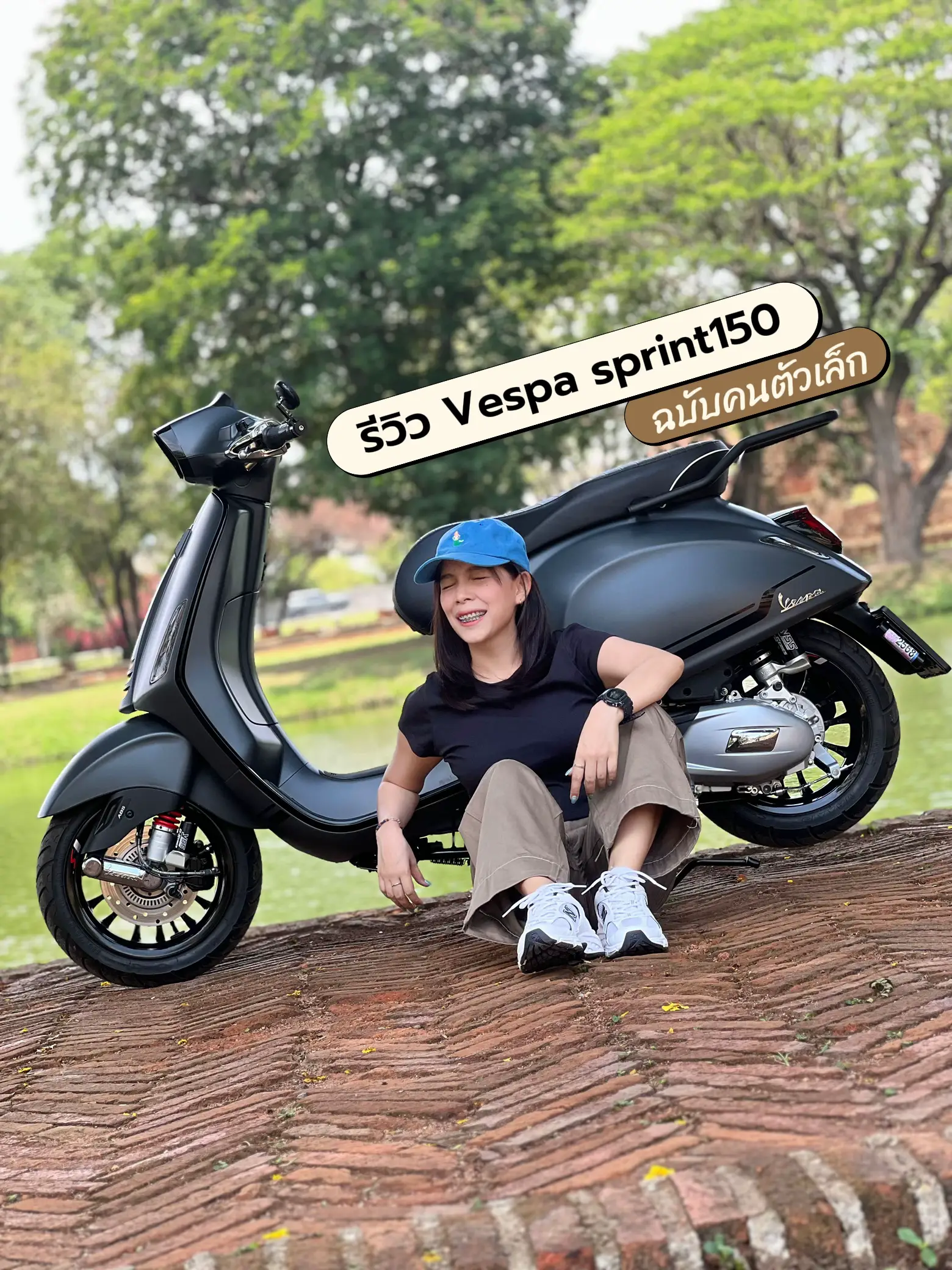 รีวิว Vespa sprint 150 | แกลเลอรีที่โพสต์โดย NAMFON 🌈🌦️ | Lemon8