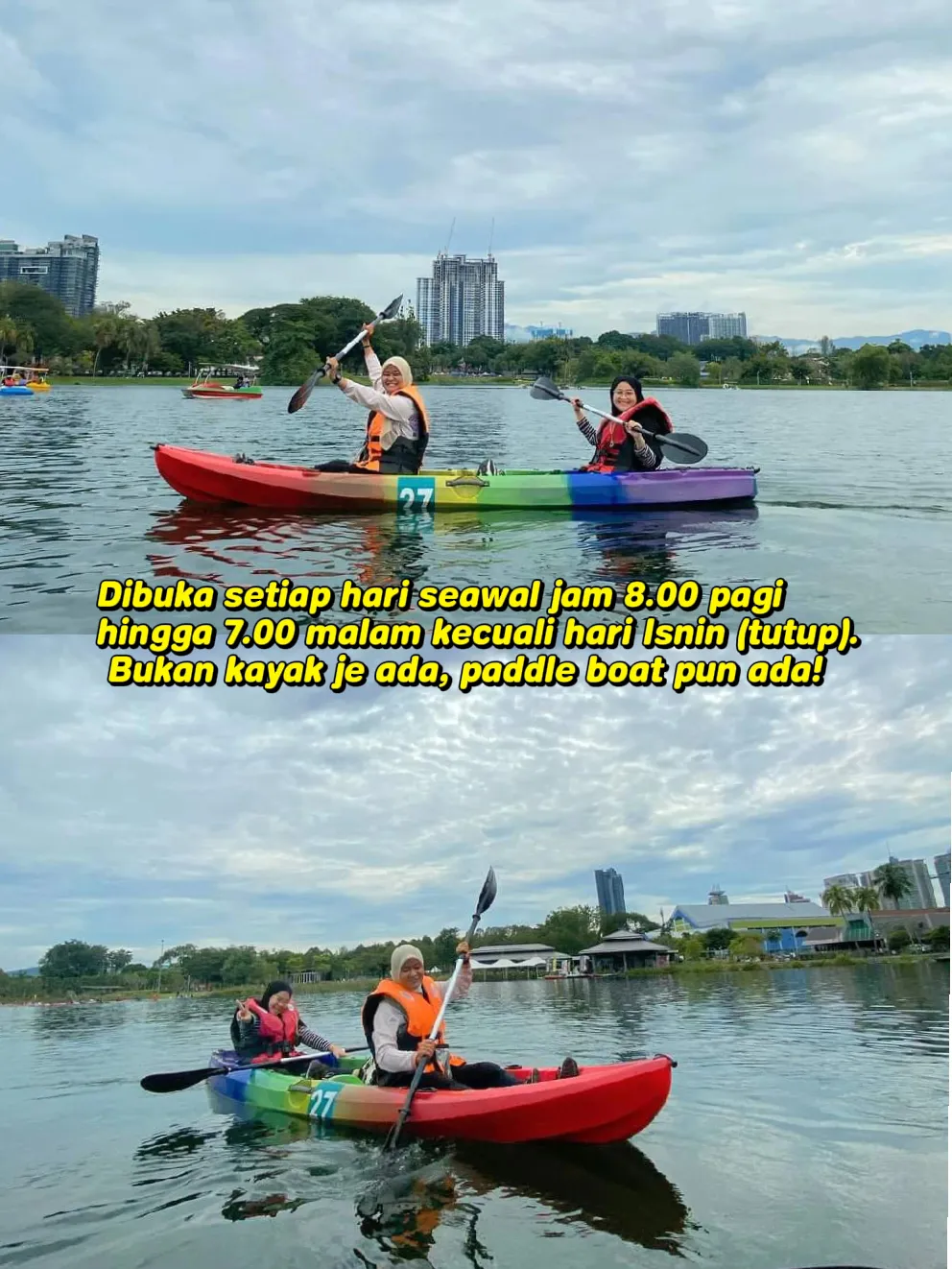 Jom 'Dating' Main Kayak di KL RM15 Je Seorang! 🛶 | Galeri disiarkan ...