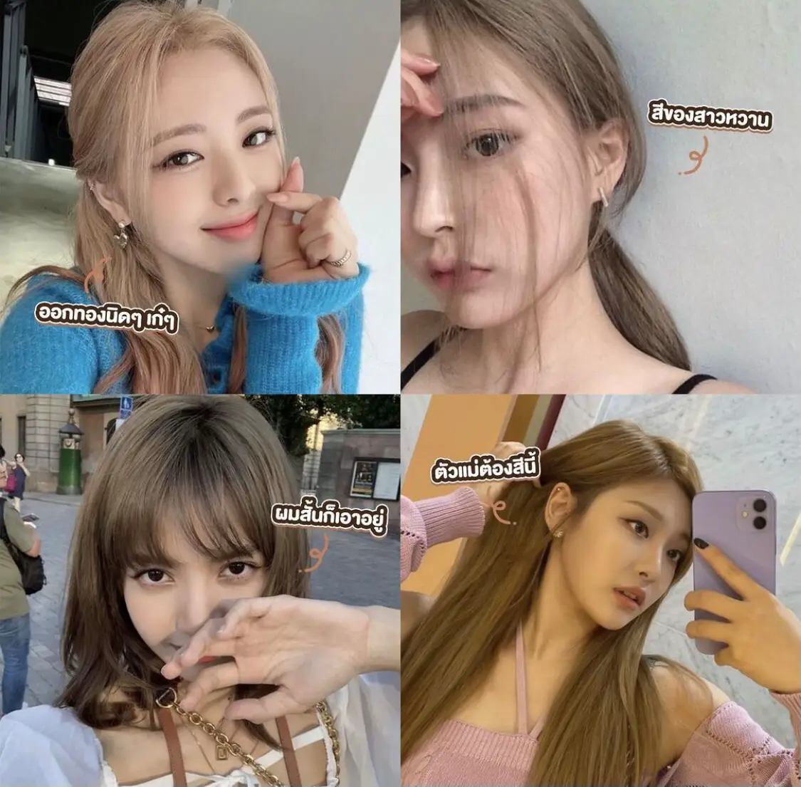 แจกไอเดียสีผม ชานม🧋🤎 แกลเลอรีที่โพสต์โดย Sale Here Lemon8