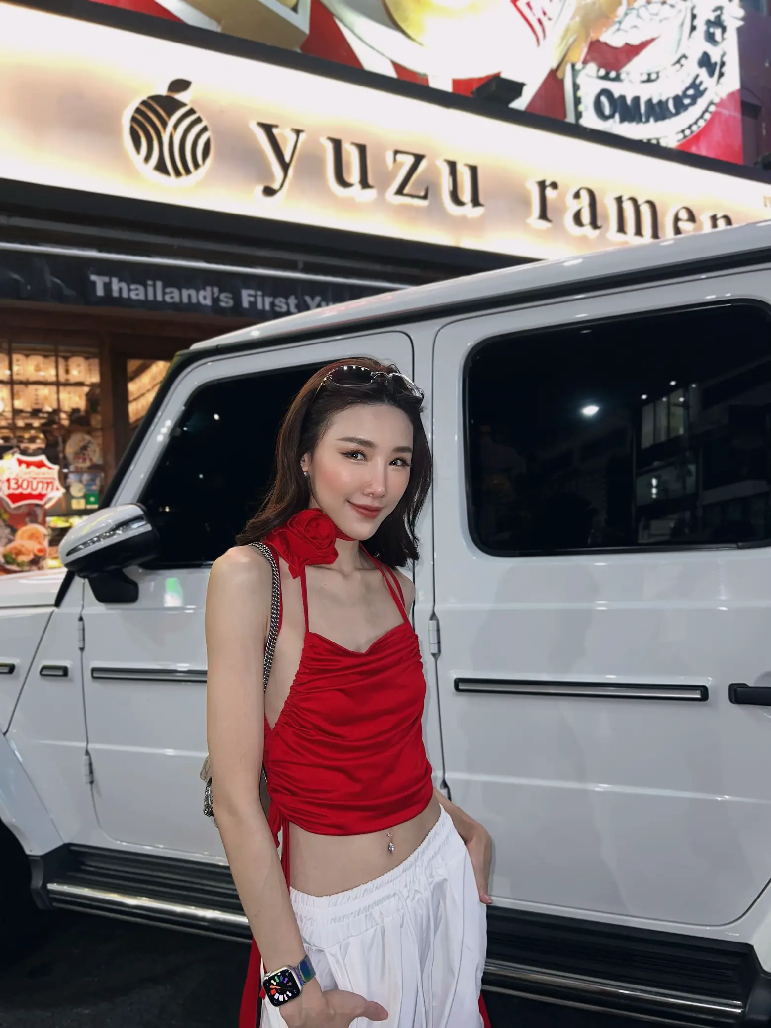 Outfit Idea หลักร้อย เพิ่มความเก๋ด้วยจิวสะดือ | แกลเลอรีที่โพสต์โดย 𝗬𝗔𝗠 | Lemon8