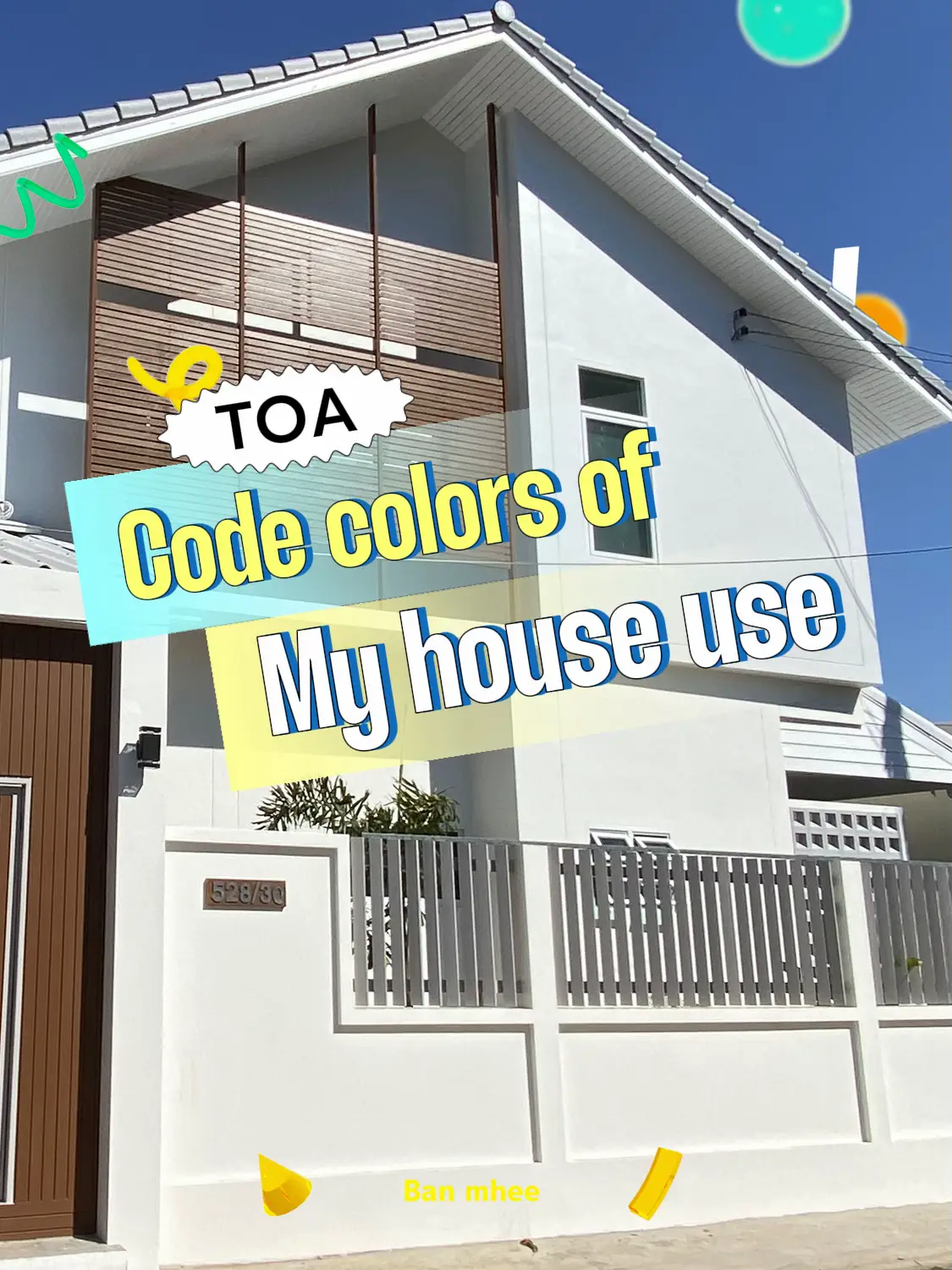 บอกหมด สีทาบ้าน ภายใน และ ภายนอก🥰😍 | แกลเลอรีที่โพสต์โดย Ban Mhee 🐻 | Lemon8