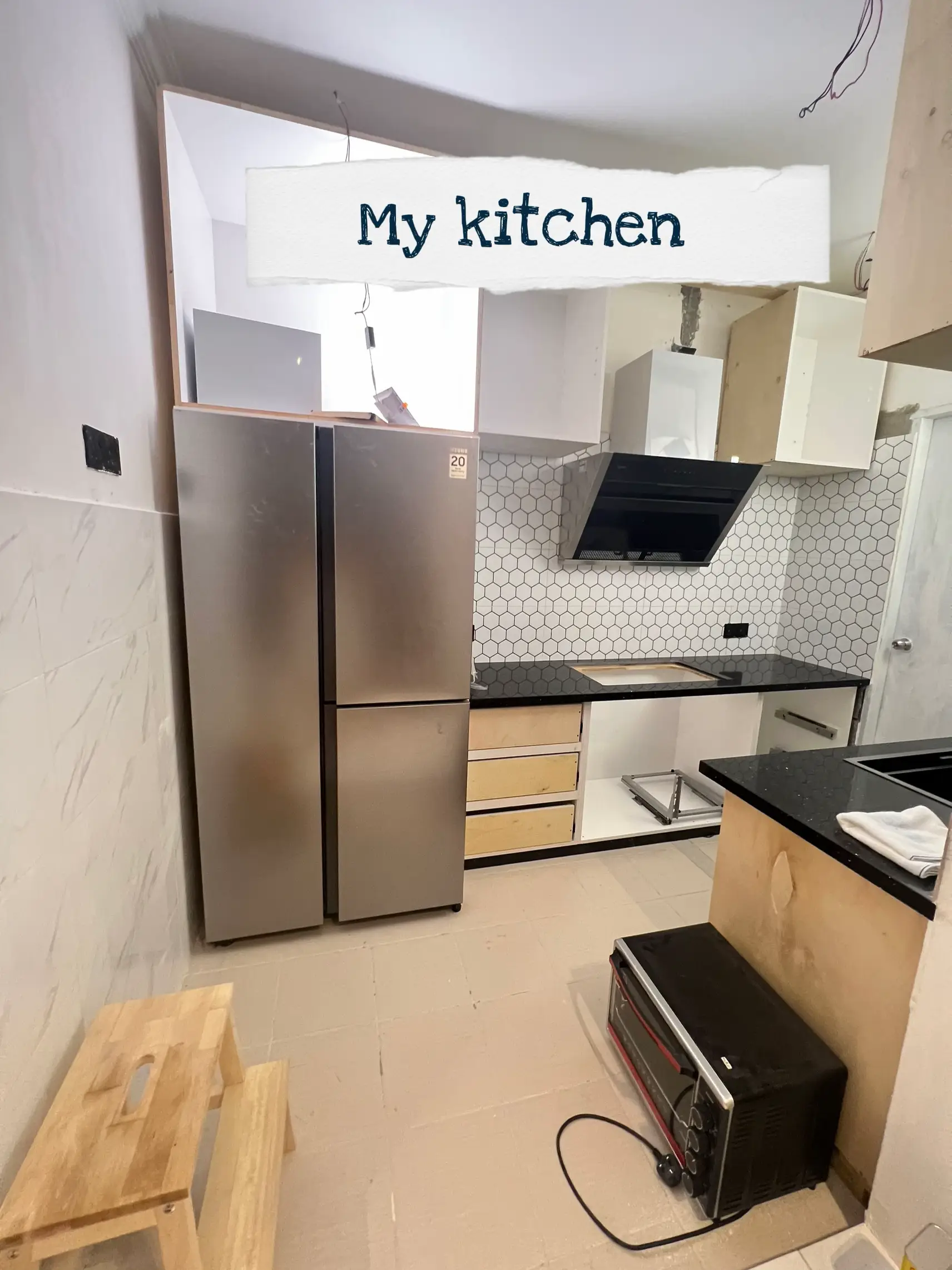 Kitchen Apartment 921sqt | Video diterbitkan oleh Miss Investment | Lemon8