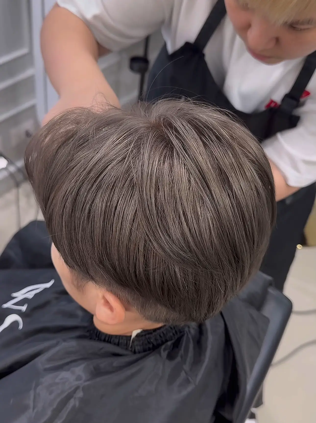 Milk tea🧋color (แบบฉบับหนุ่มเกาหลี) | แกลเลอรีที่โพสต์โดย WORK SALON ...