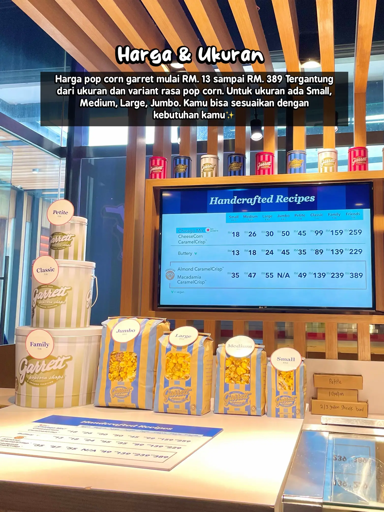 Pop Corn Garrett Viral yang ada di Malaysia🇲🇾 | Galeri diposting oleh Putri Shinta | Lemon8