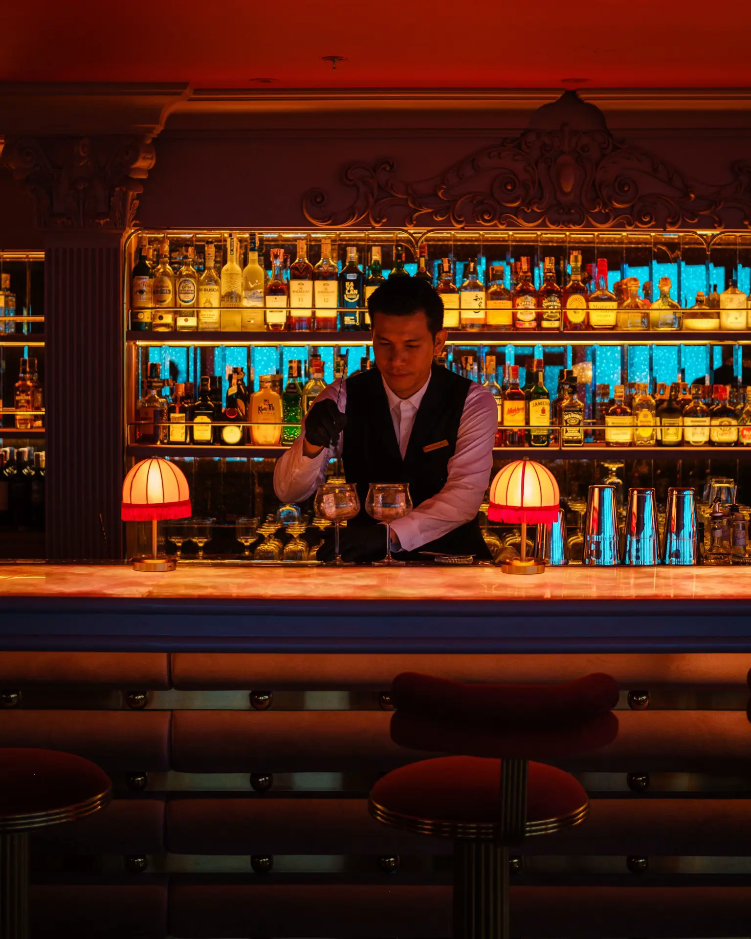 Invitation Only Exclusive Cocktail Bar Panoramic View on High Rise 🍹 ...