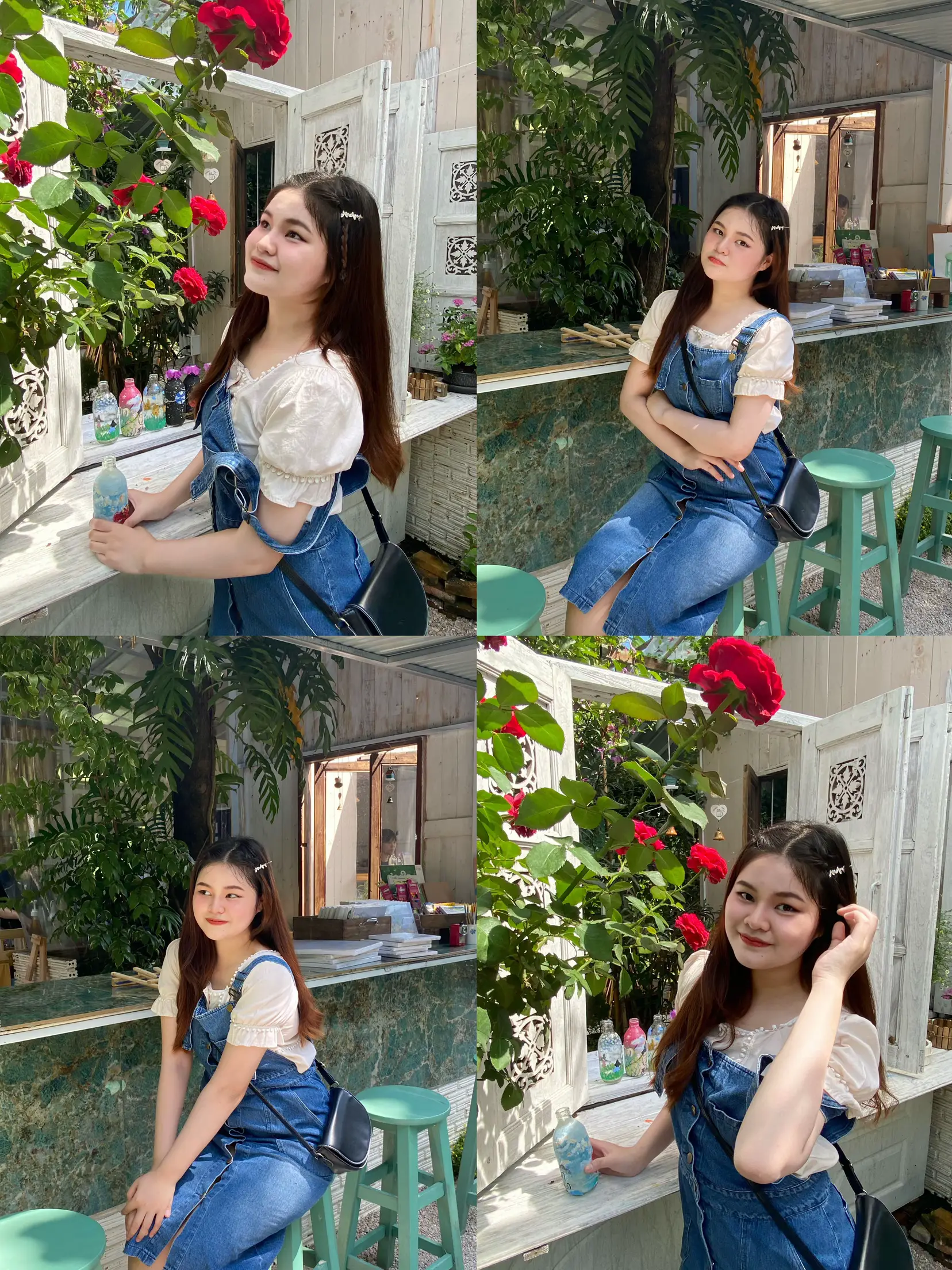 🪞How to เเต่งตัวถ่ายรูปกับธรรมชาติ&ดอกไม้🌸💐 | แกลเลอรีที่โพสต์โดย ♡katae._.♡ | Lemon8