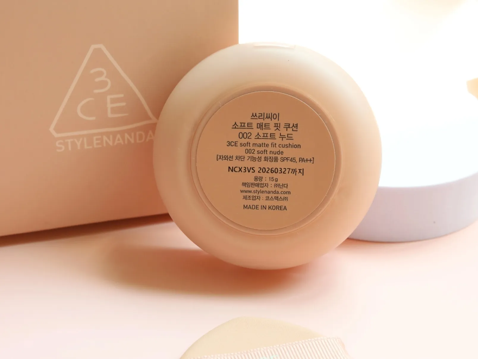 3CE soft matte fit cushion review | แกลเลอรีที่โพสต์โดย MuayDiary | Lemon8