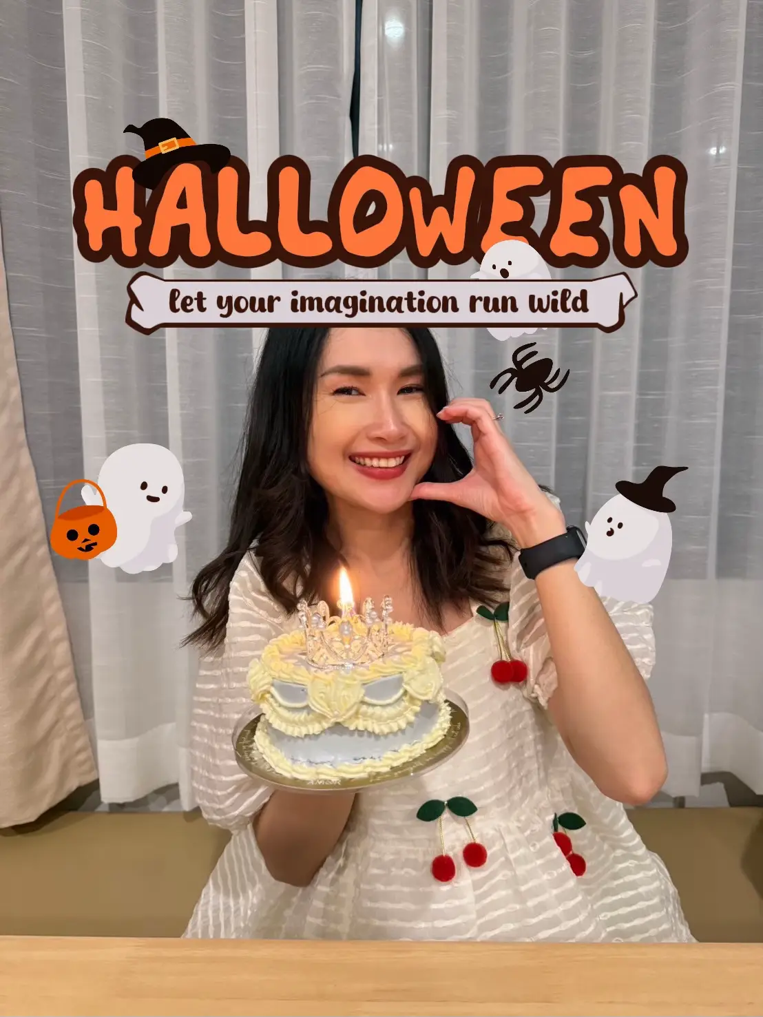 เมื่อเราเกิดวันฮาโลวีน 🎂🥹🥰 | แกลเลอรีที่โพสต์โดย Yaya’🍀🍁 | Lemon8