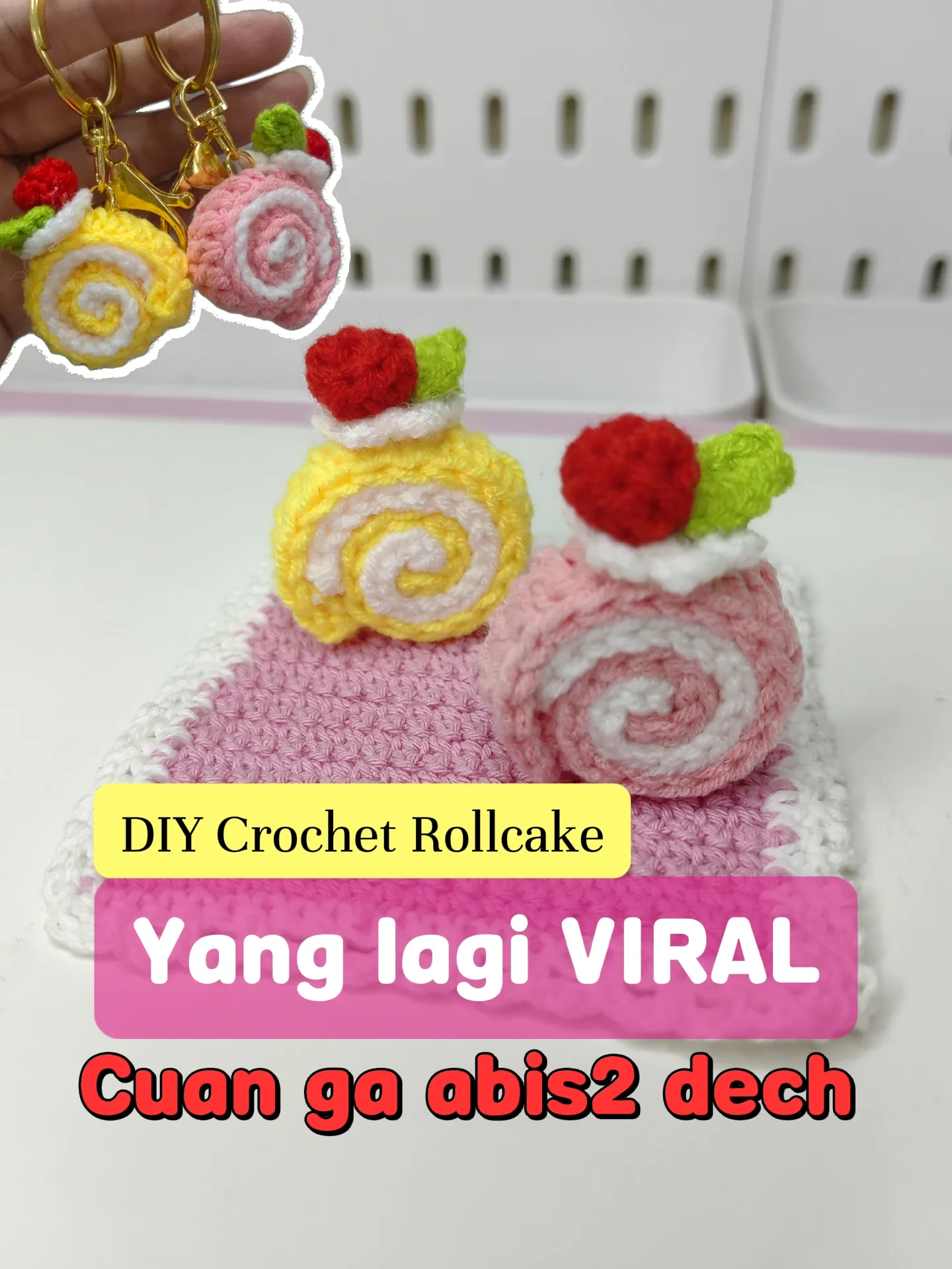 diy crochet Rollcake, dengan rajut cuan ga abis2 | Galeri diposting ...