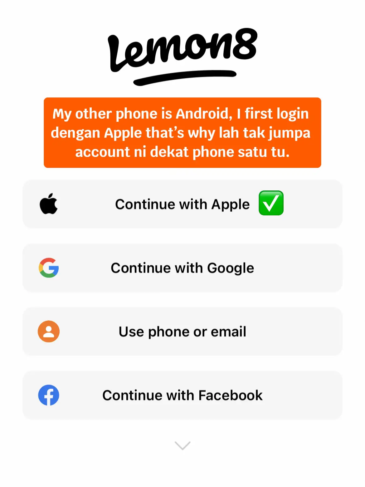 Login Page - Carian Lemon8
